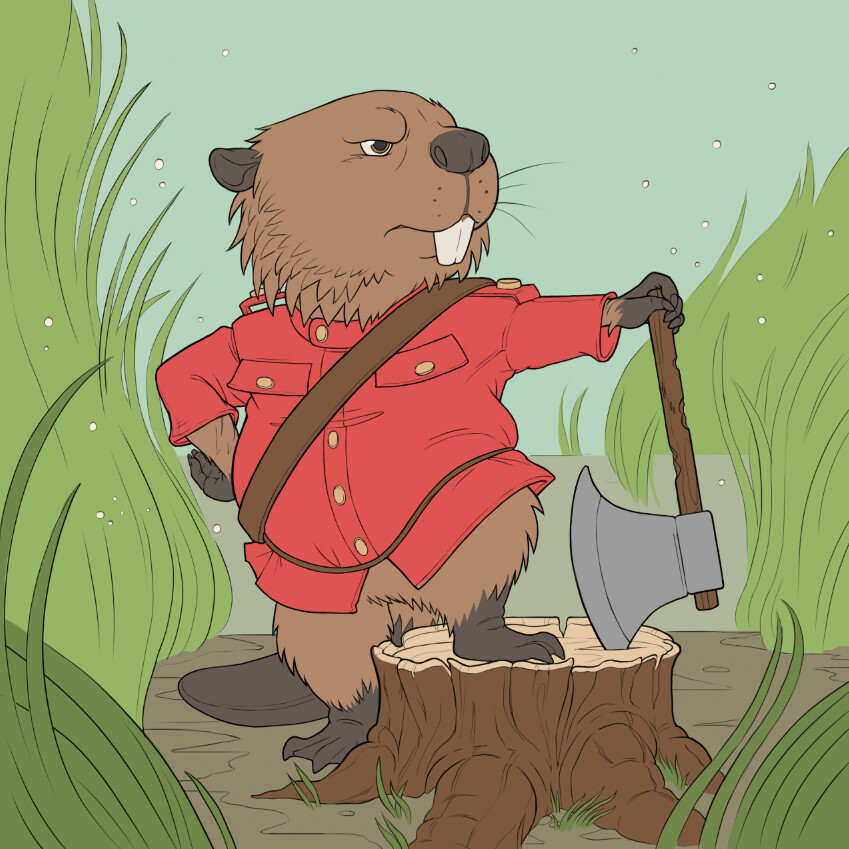 Kaylie Benner - Beaverfolk Illustration