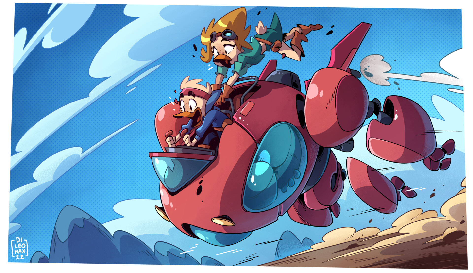 ArtStation - Cartoon mecha