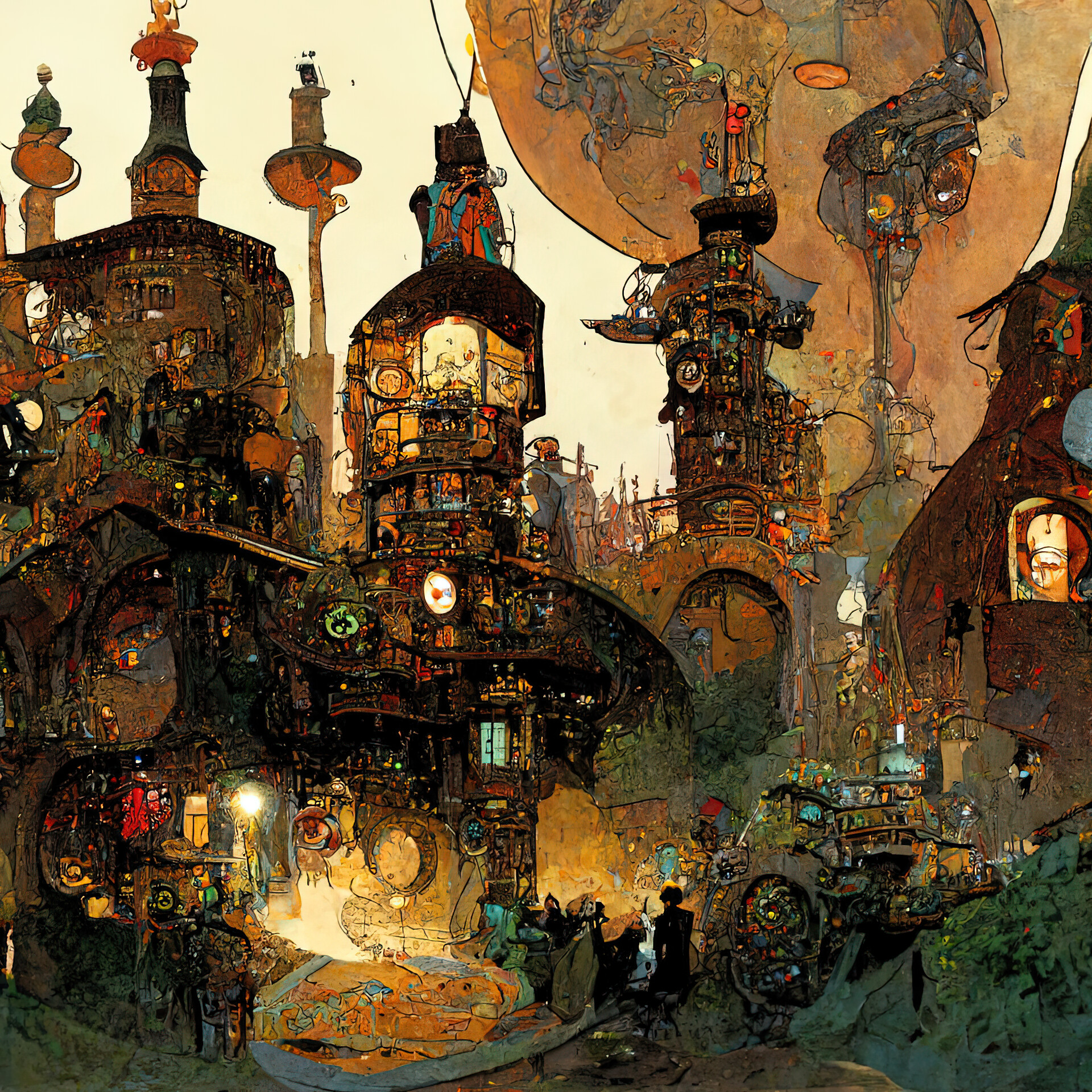ArtStation - Steampunk Architecture