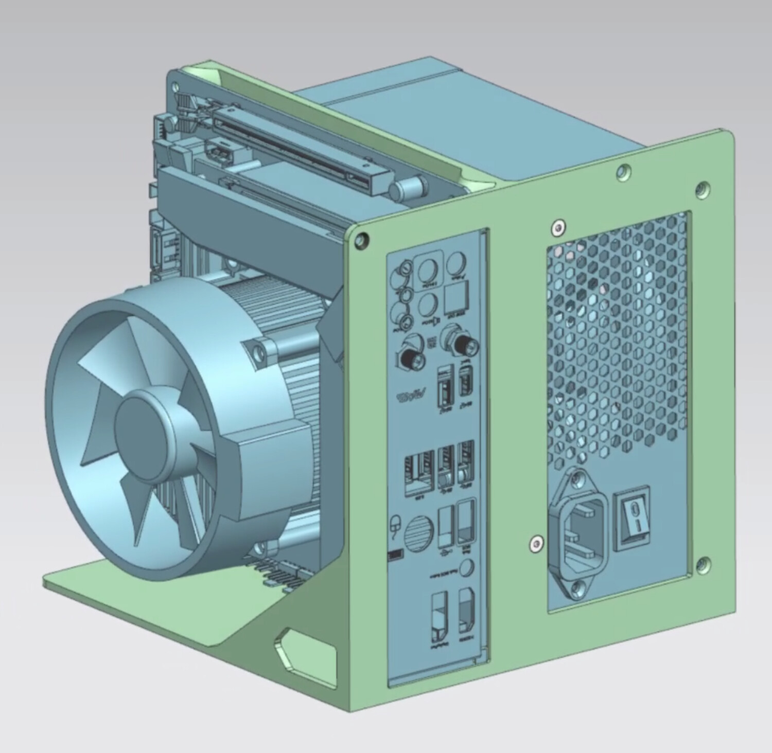 Ergonaut - MINI ITX PC 3D PRINTED CASE
