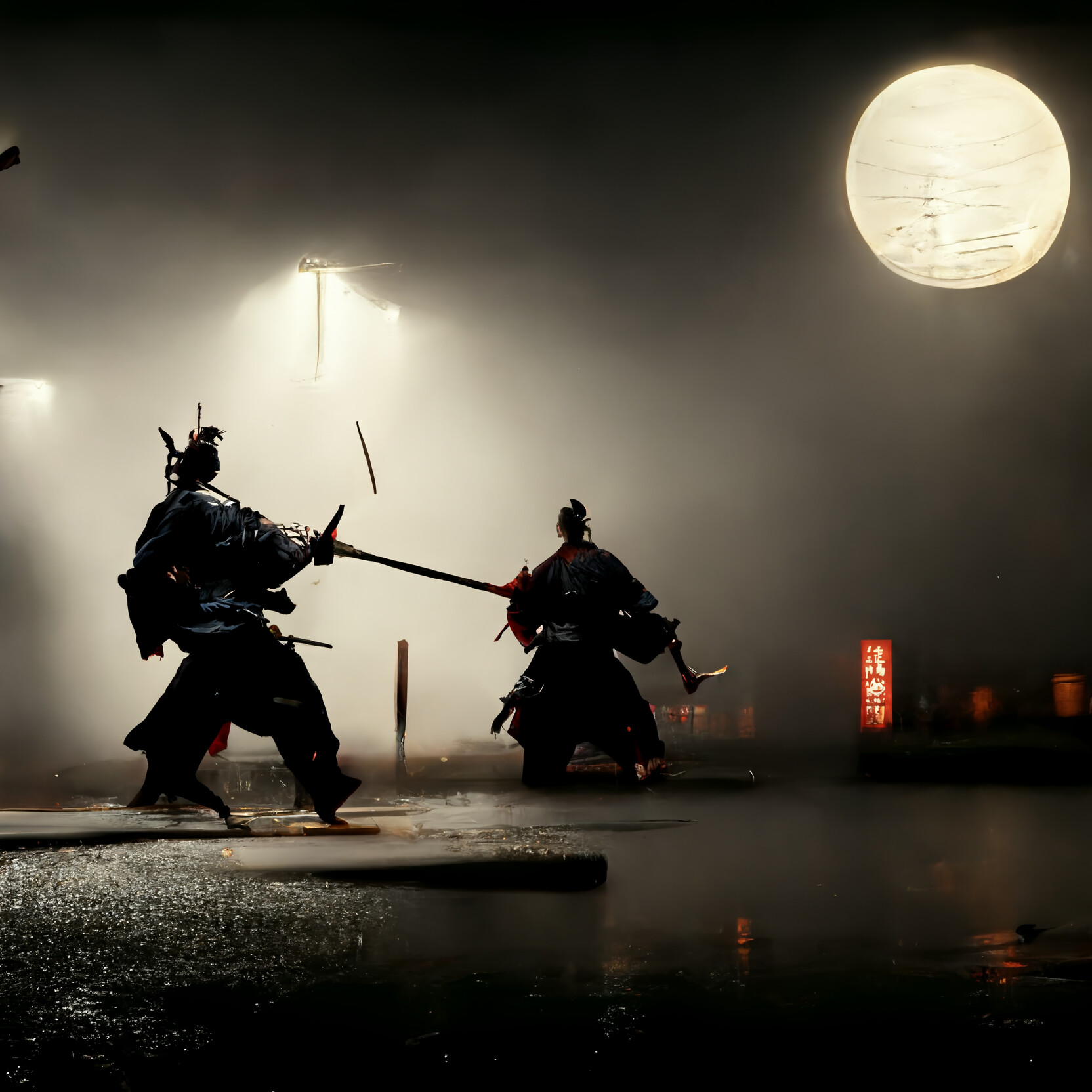 ArtStation - Samurai Fighting Concept