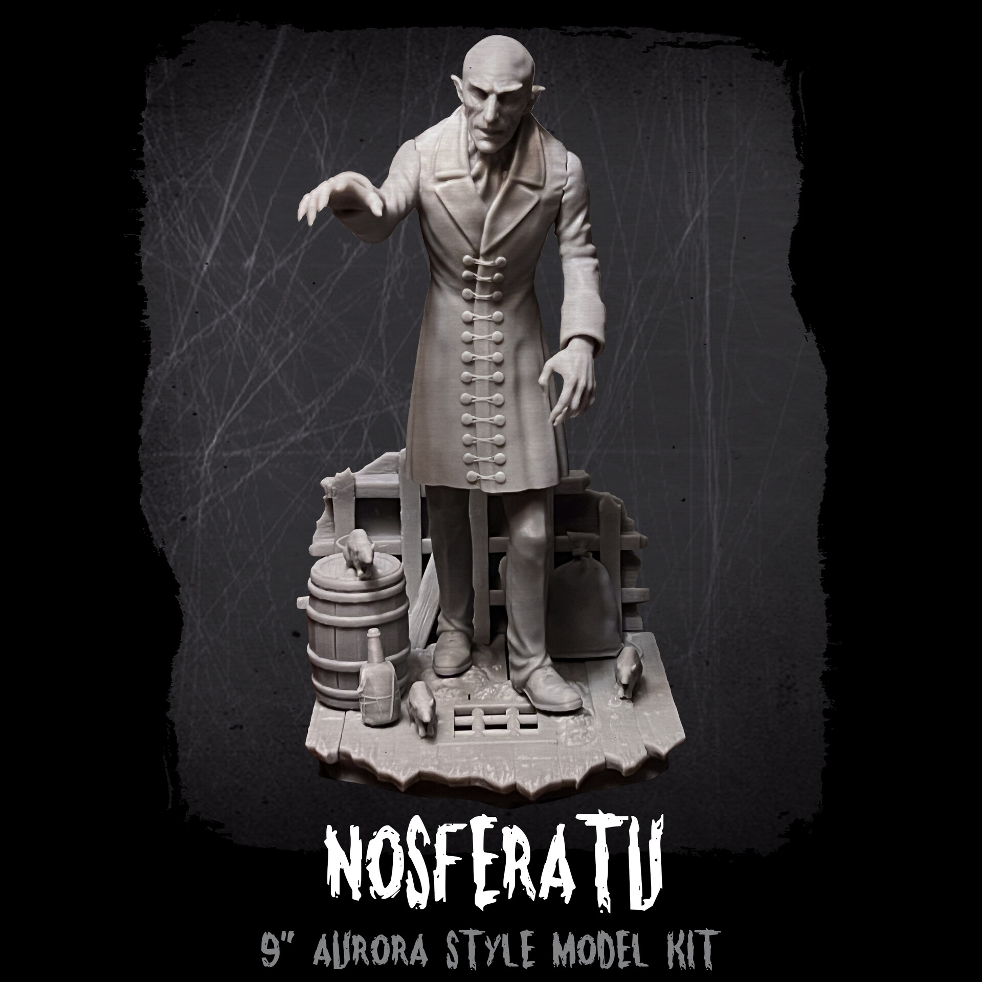 Monolith Toys -Todd - Count Orlock Non-glow Model Kit