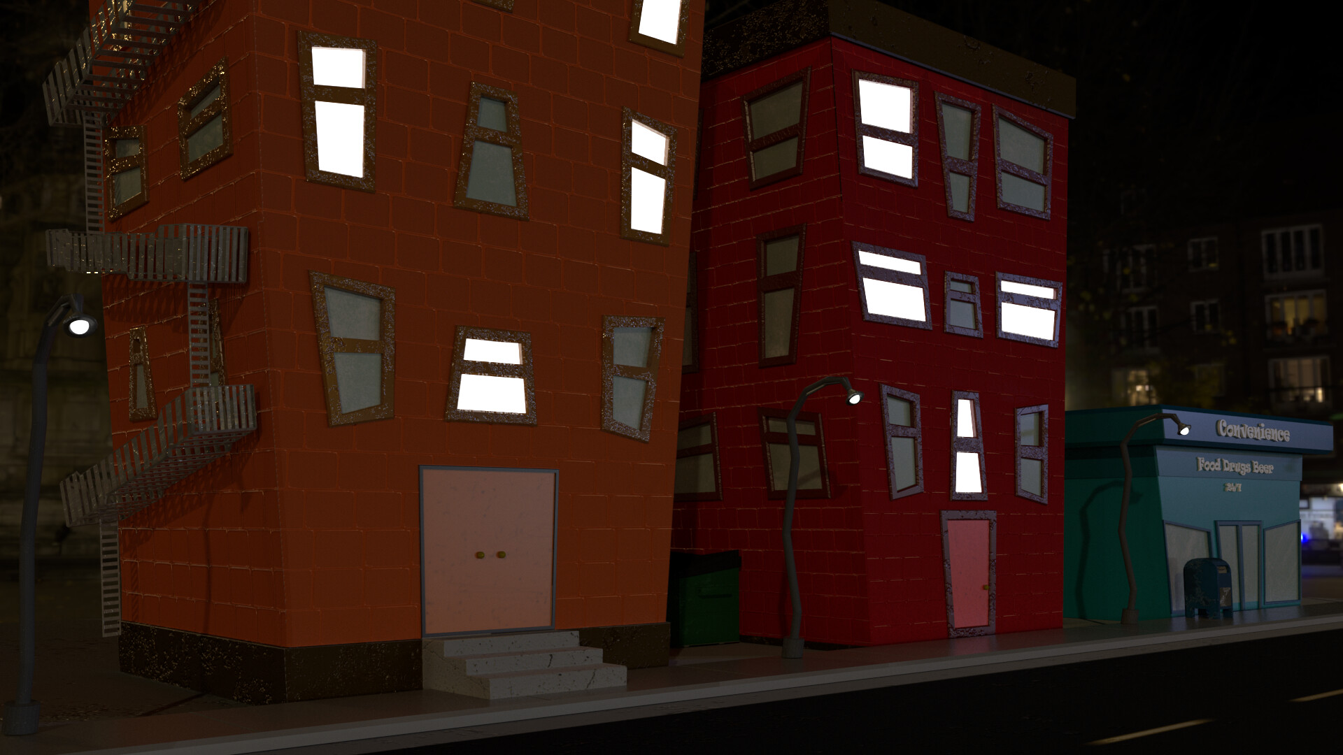 ArtStation - Stylized City Environment