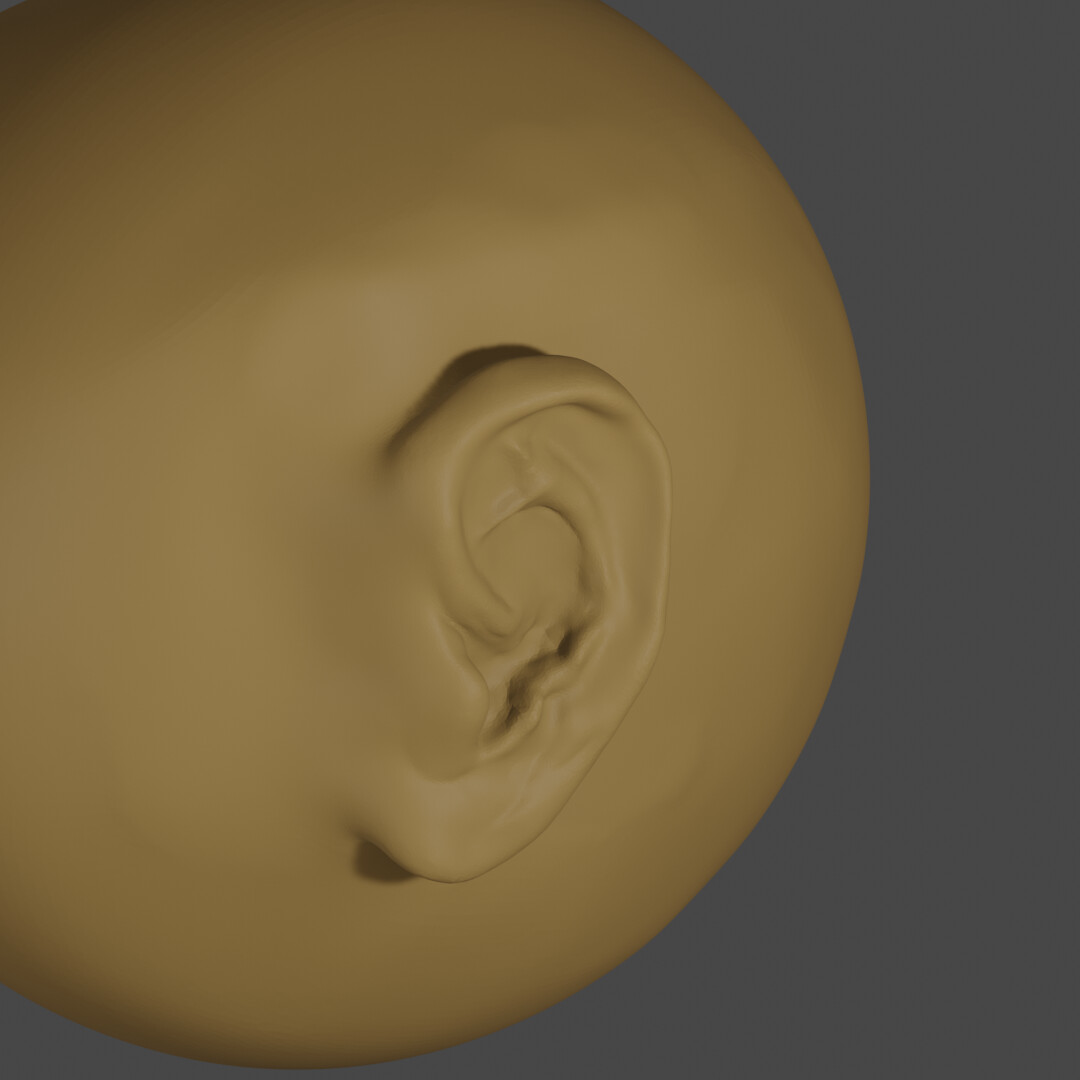 ArtStation - ear sculpting