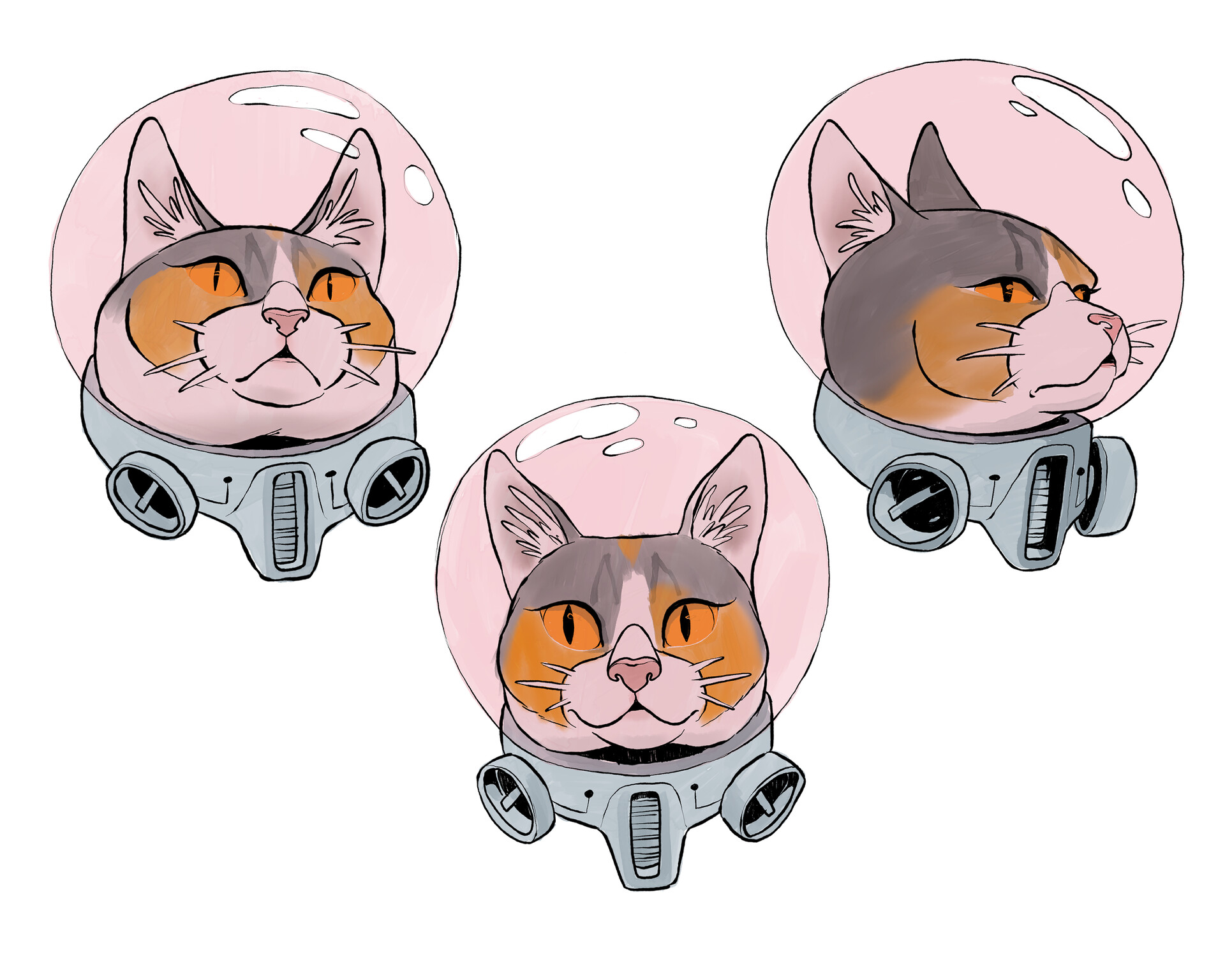 ArtStation - Space cat