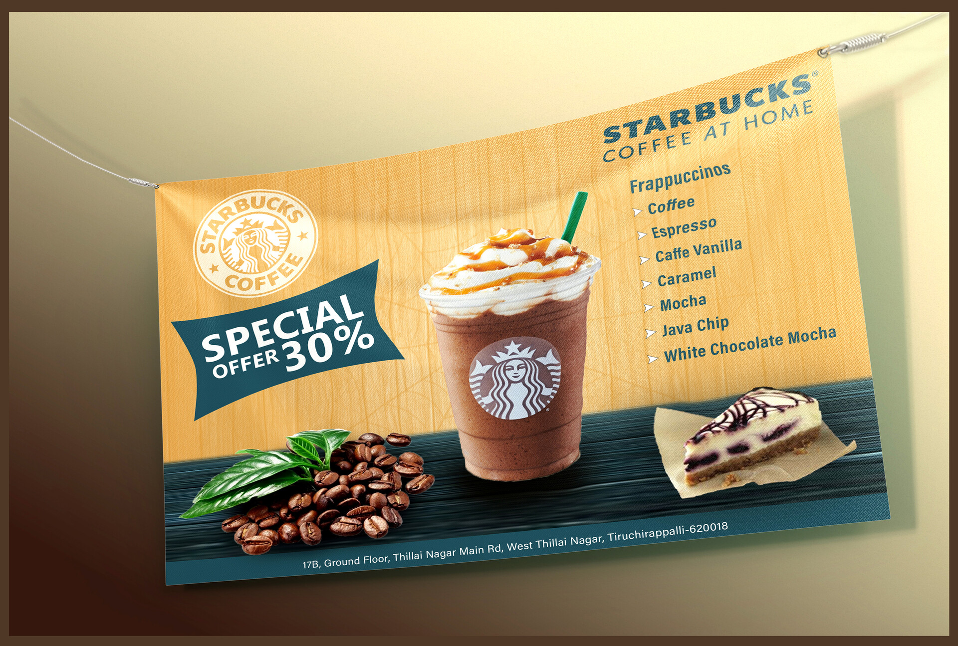 ArtStation - Starbucks Banner Flage