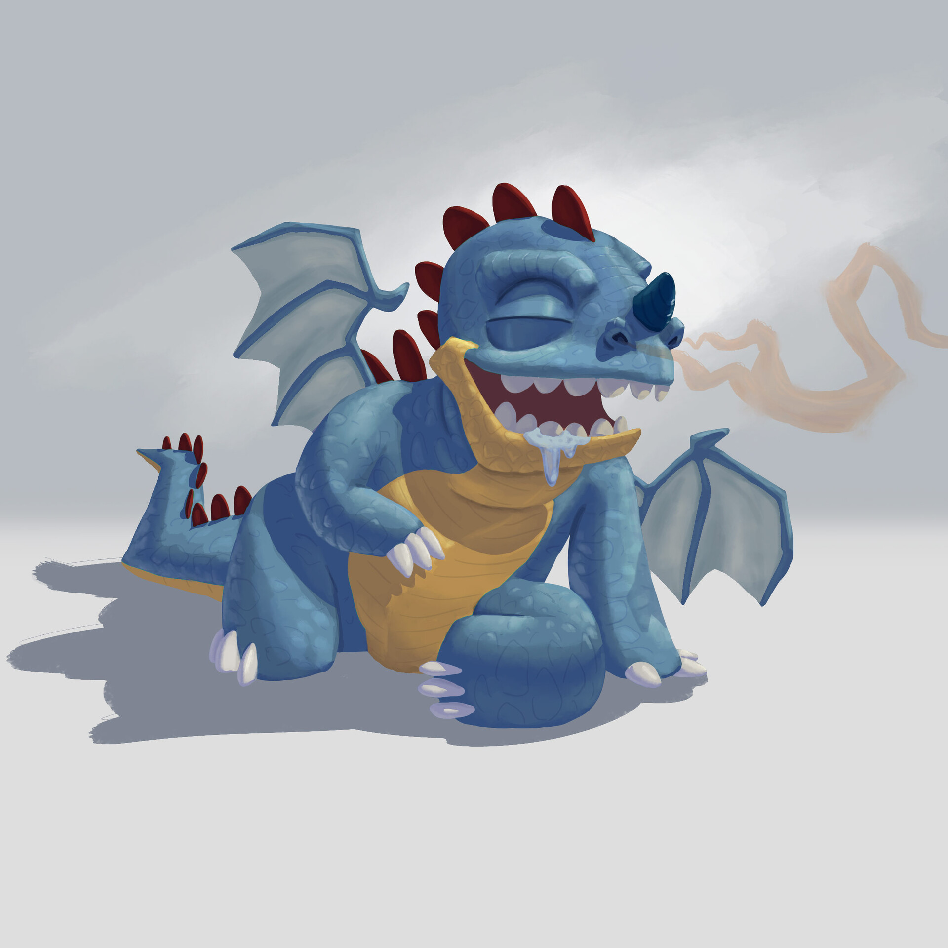 ArtStation - Hungry drake