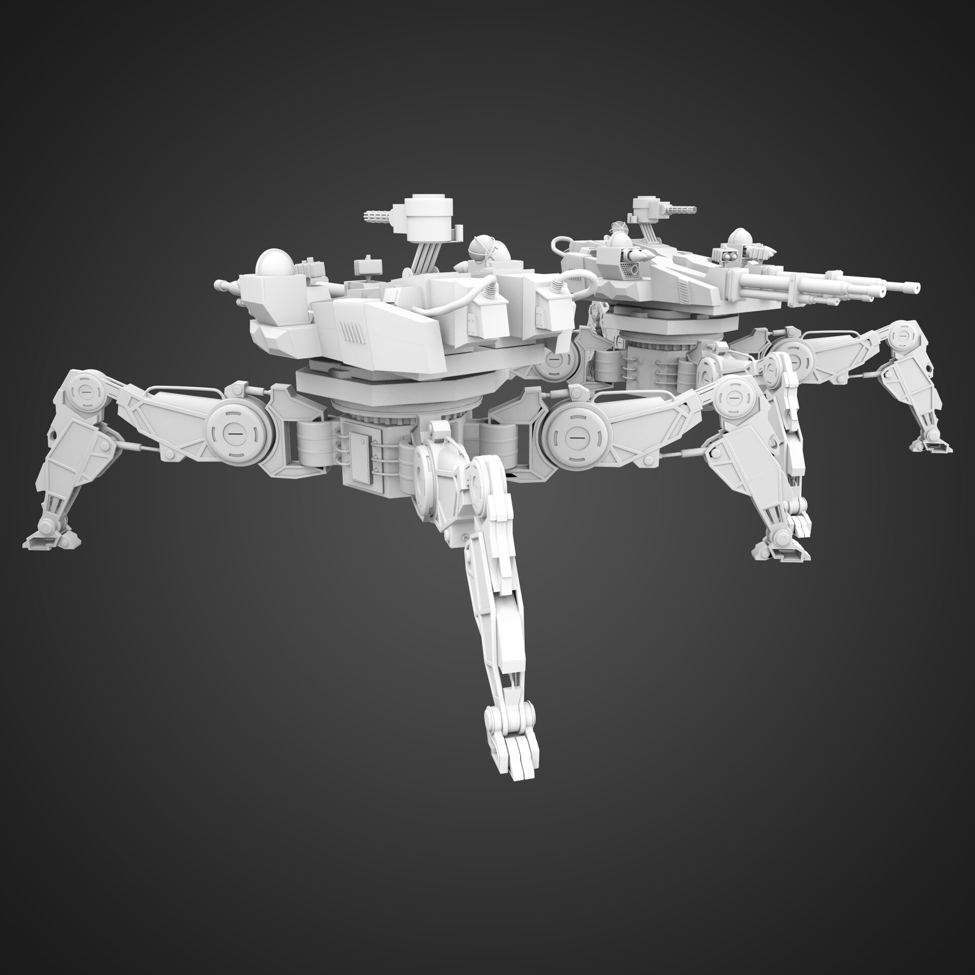 Pritesh Pawar - Robo Gunship Concept