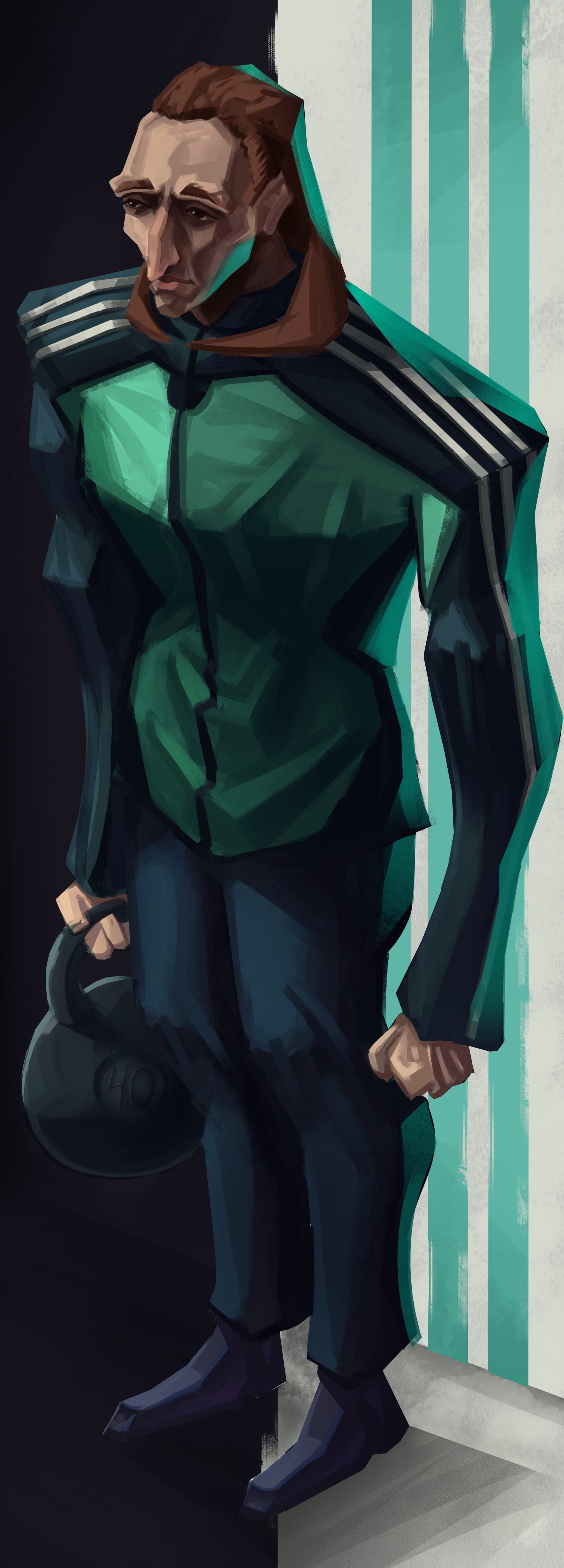 ArtStation - Gym man