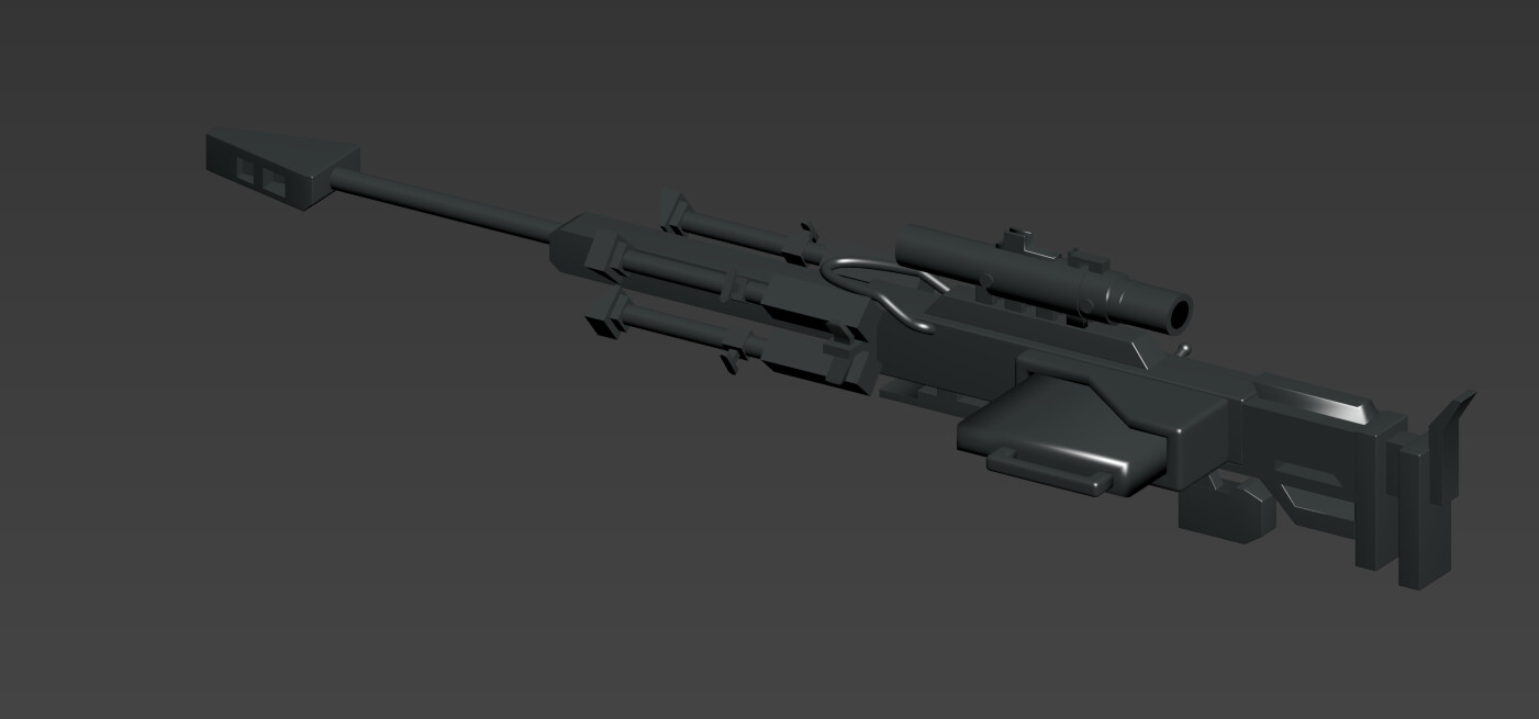 ArtStation - Titanfall 2 Kraber Replica