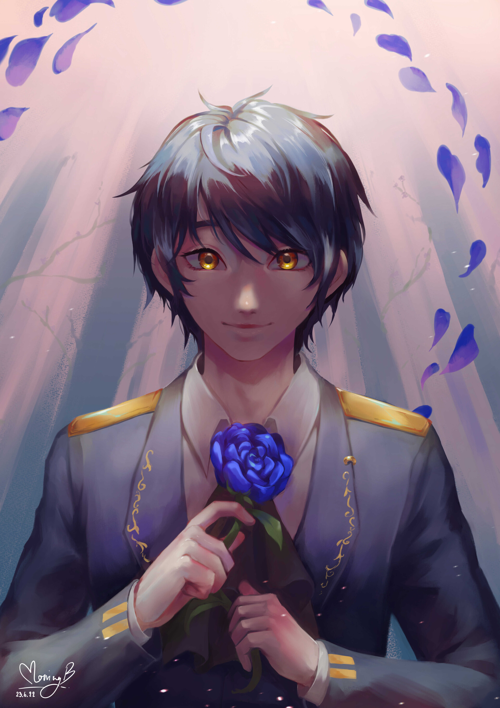 ArtStation - Blue rose