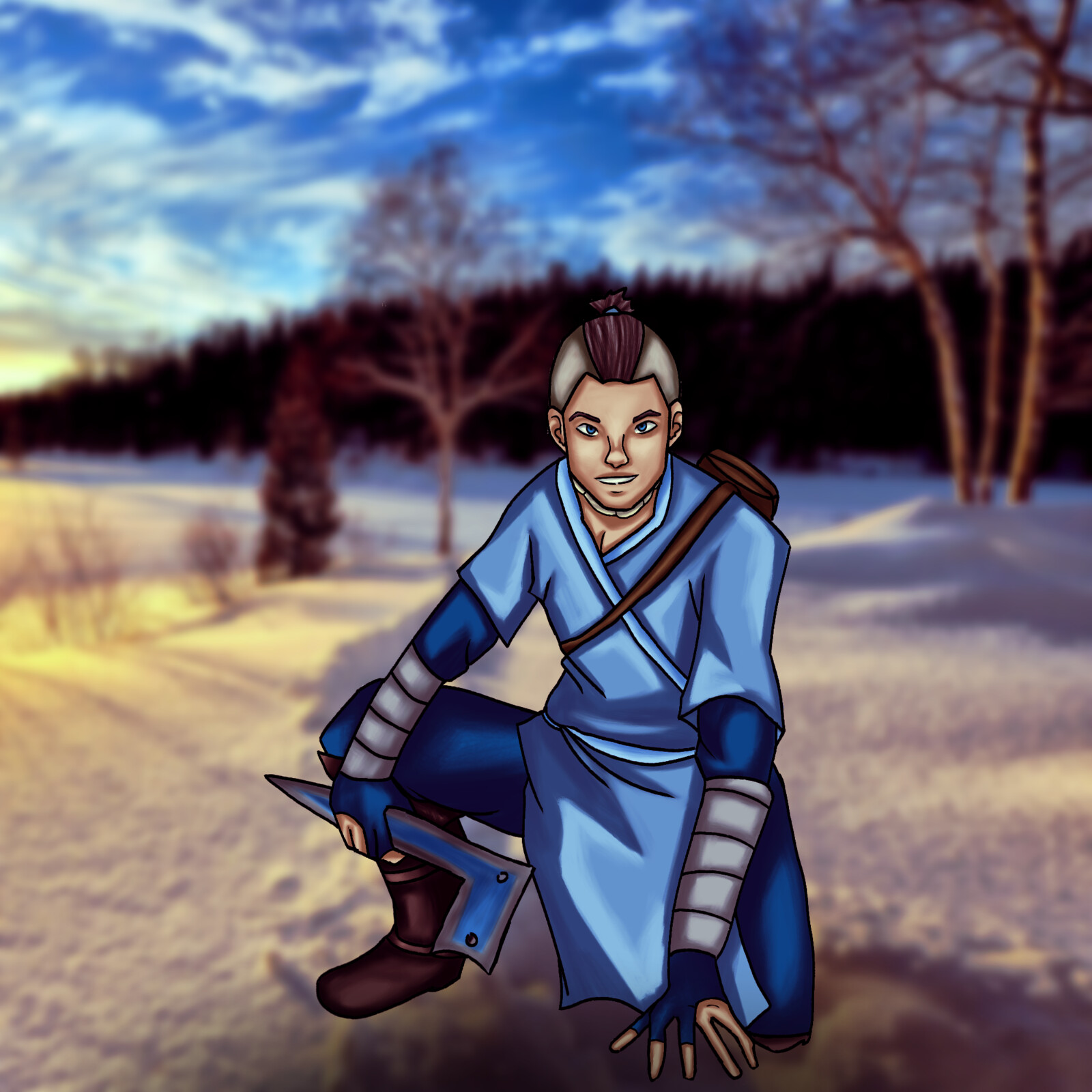 Sayma Begum - Sokka - Avatar the Last AirBender