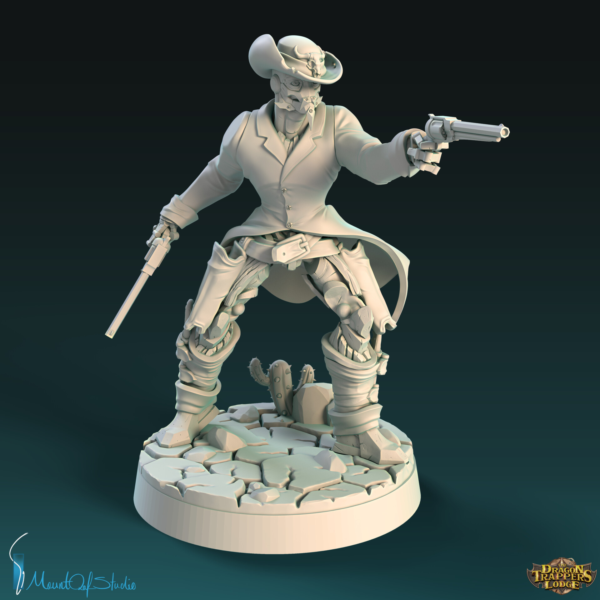 fantasy gunslinger stl