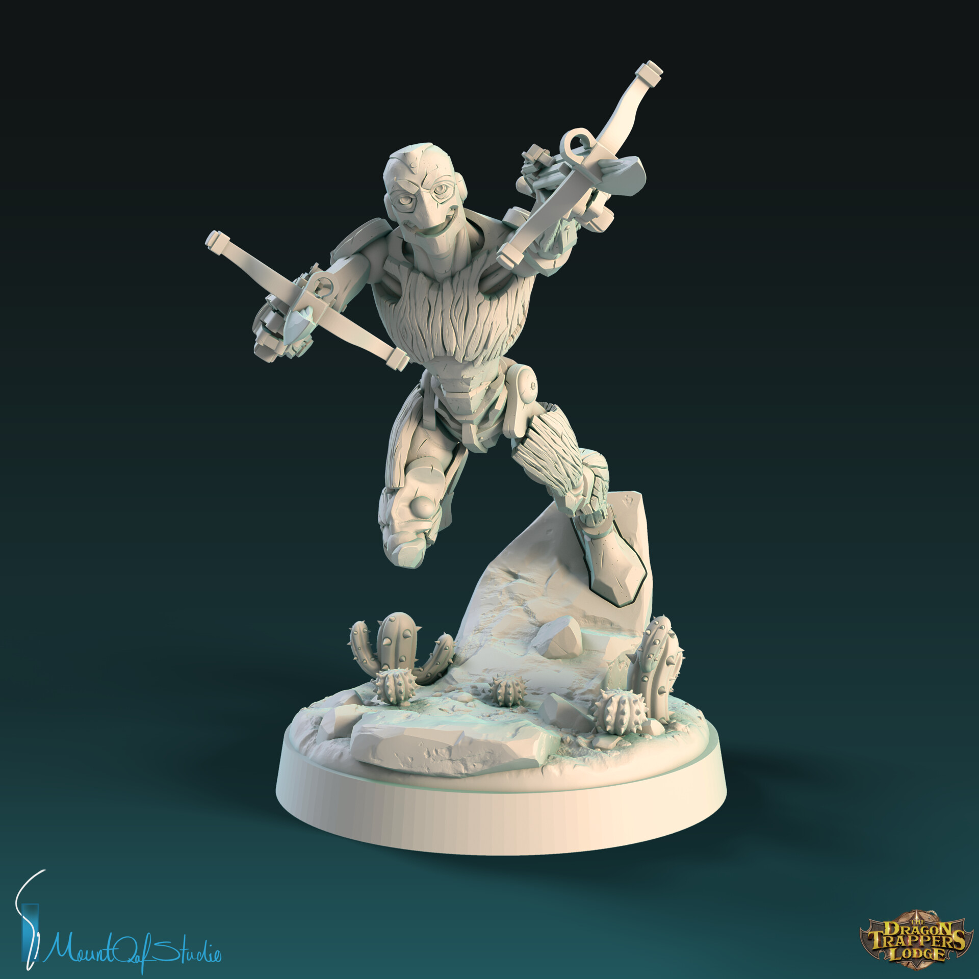 fantasy gunslinger stl