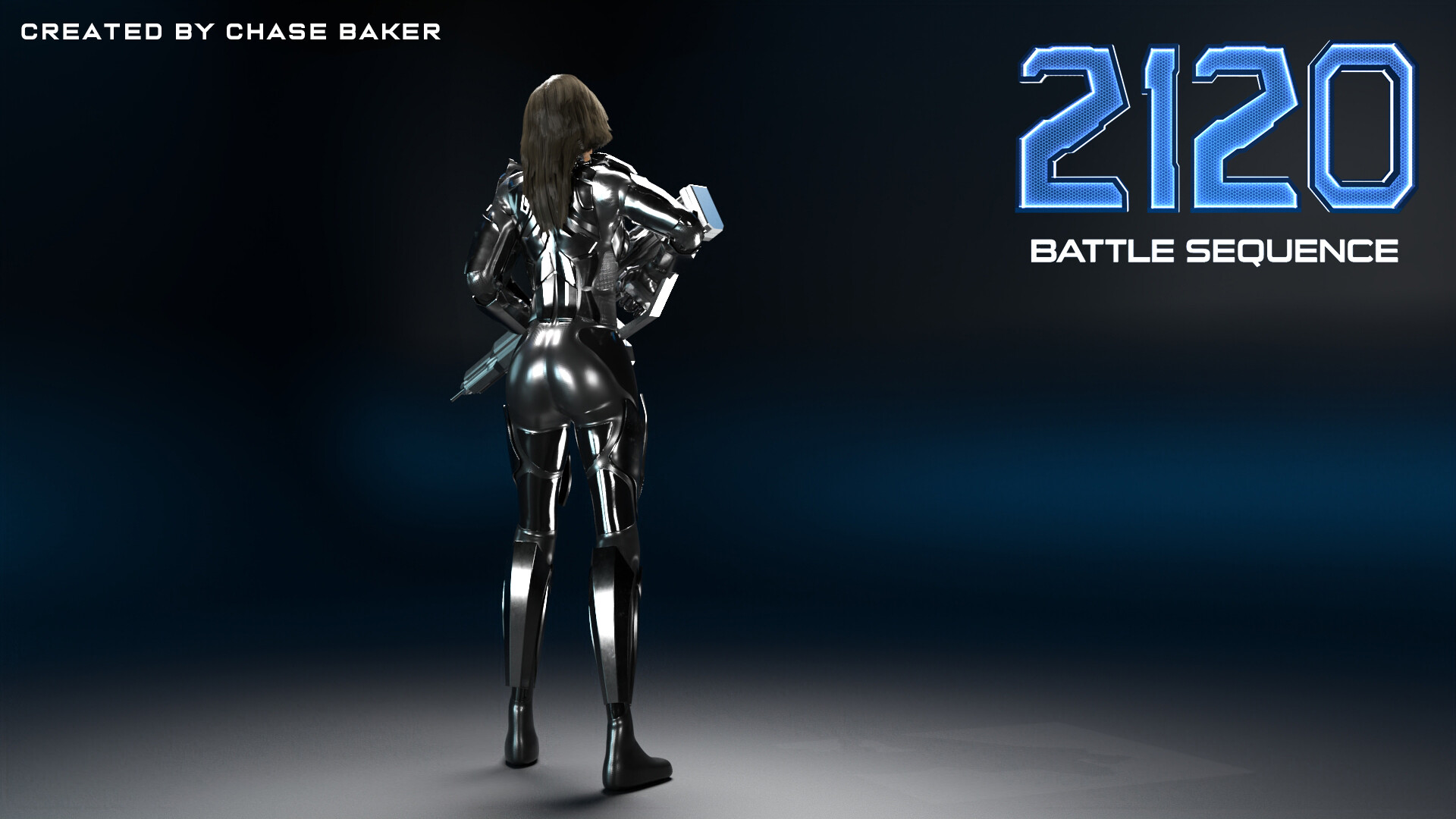 Chase Baker - Female Character - 2120 Battle Sequence