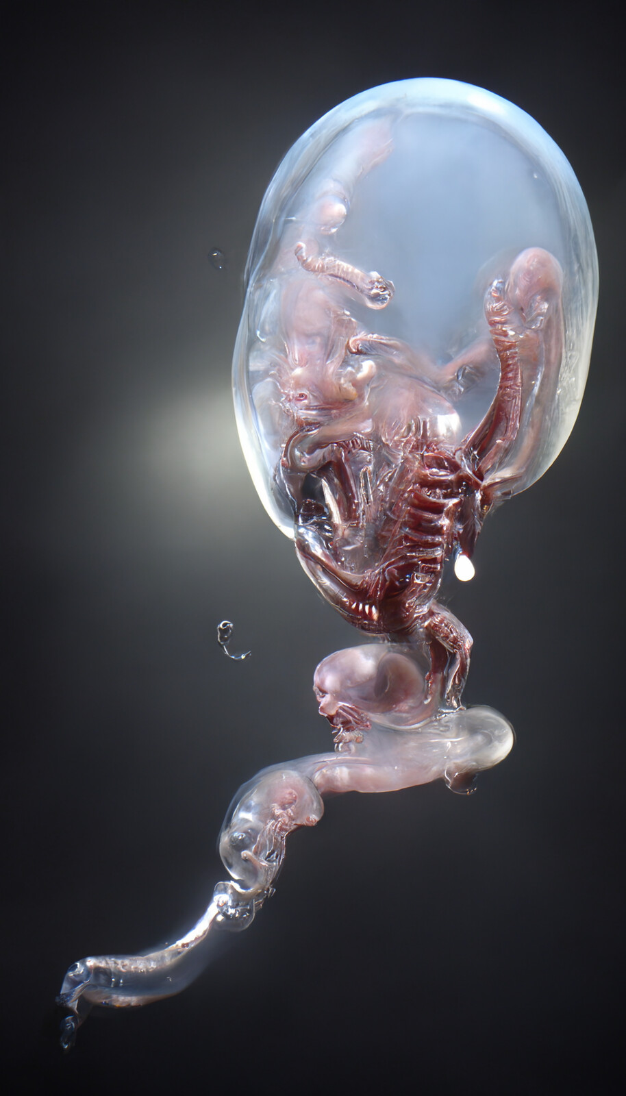 Denis Bosque - Embryo Hybrid Xenomorph