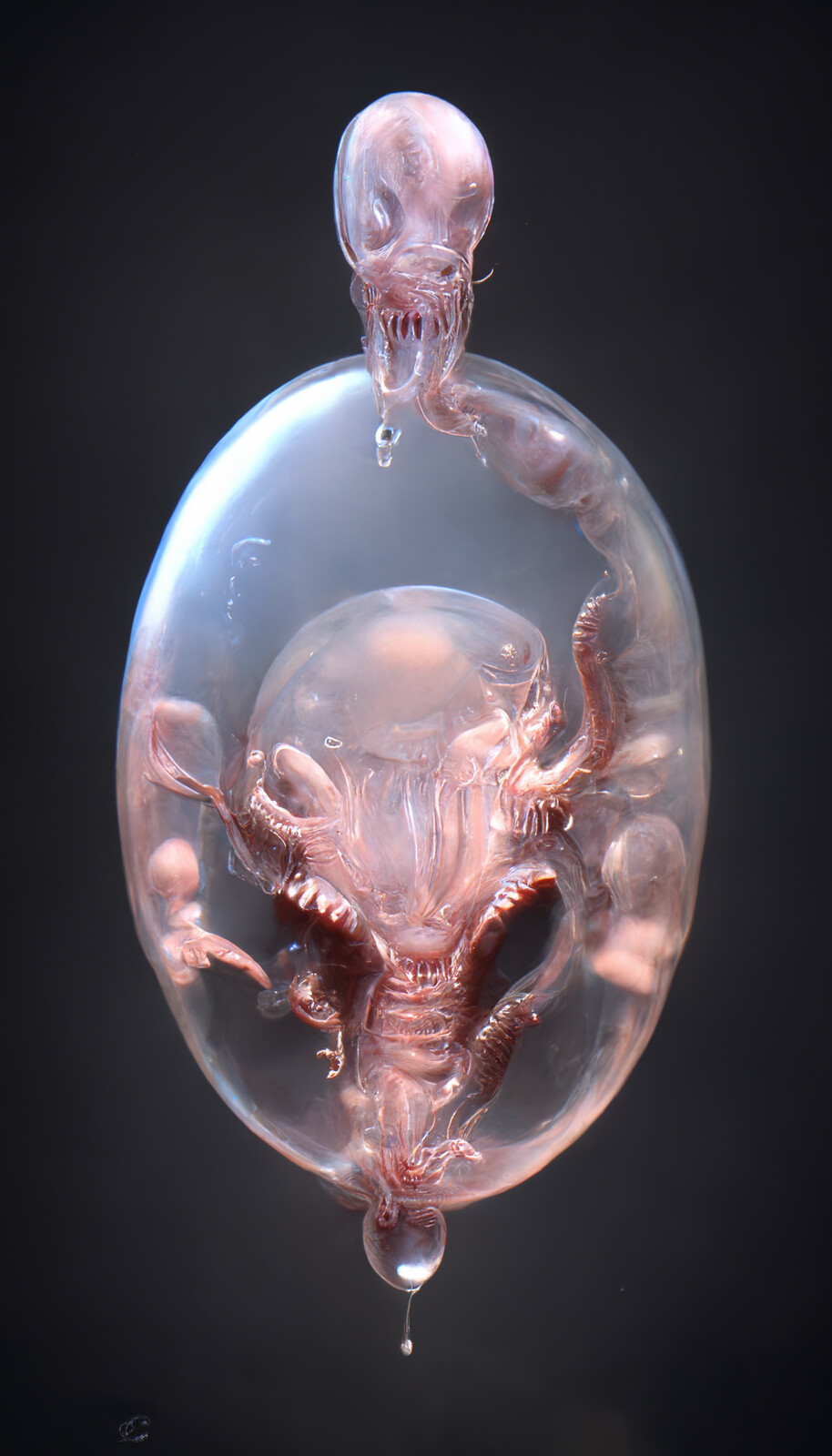 Denis Bosque - Embryo Hybrid Xenomorph