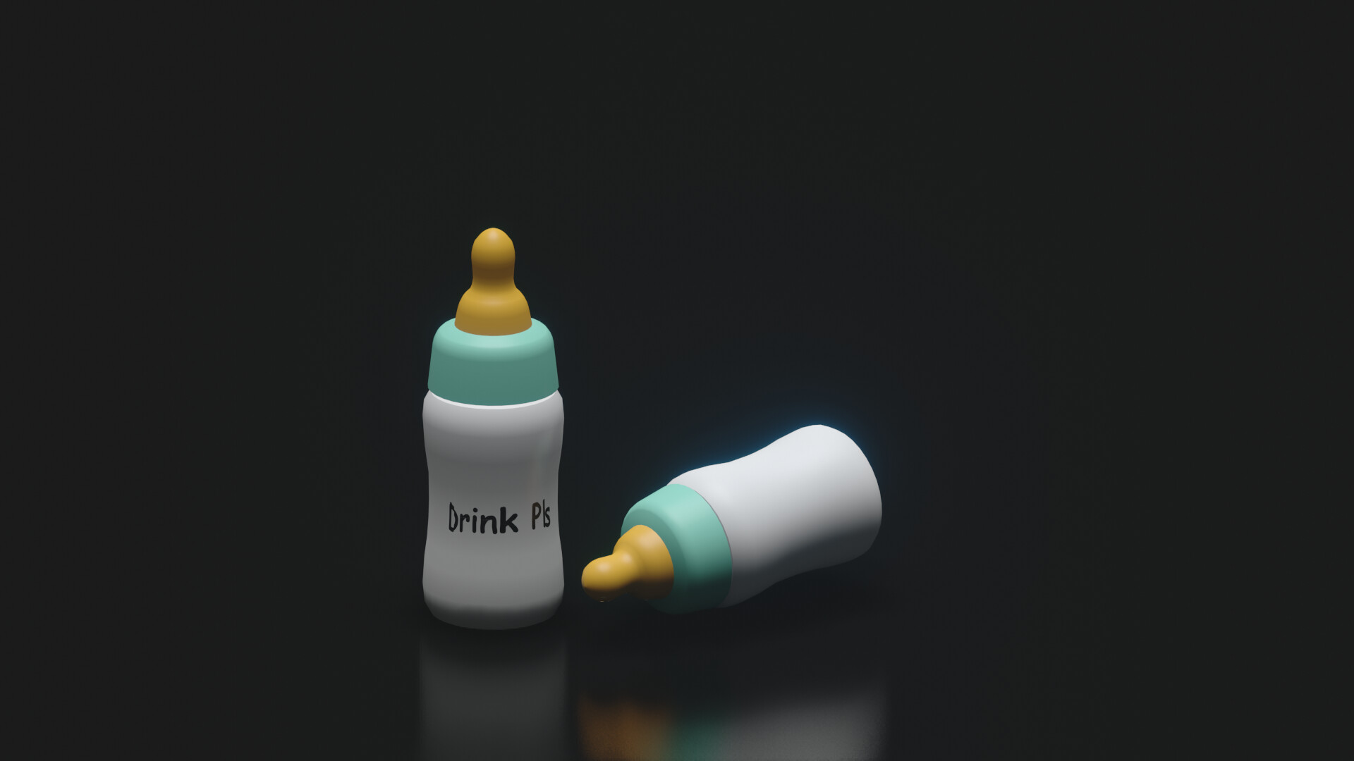 ArtStation - FEEDING BOTTLE & MILK