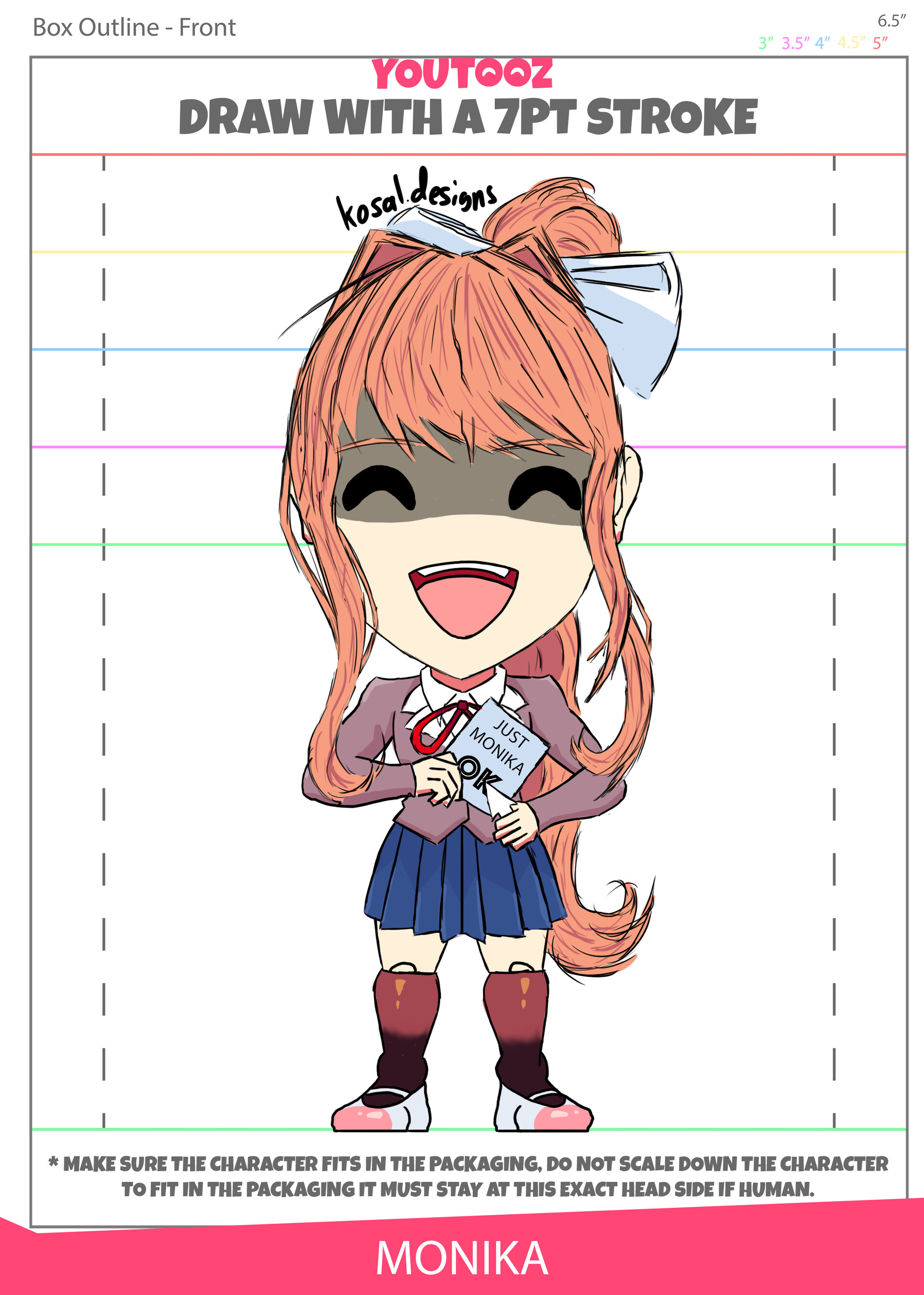 ArtStation - Entry for 2022 YouTooz DDLC Design contest