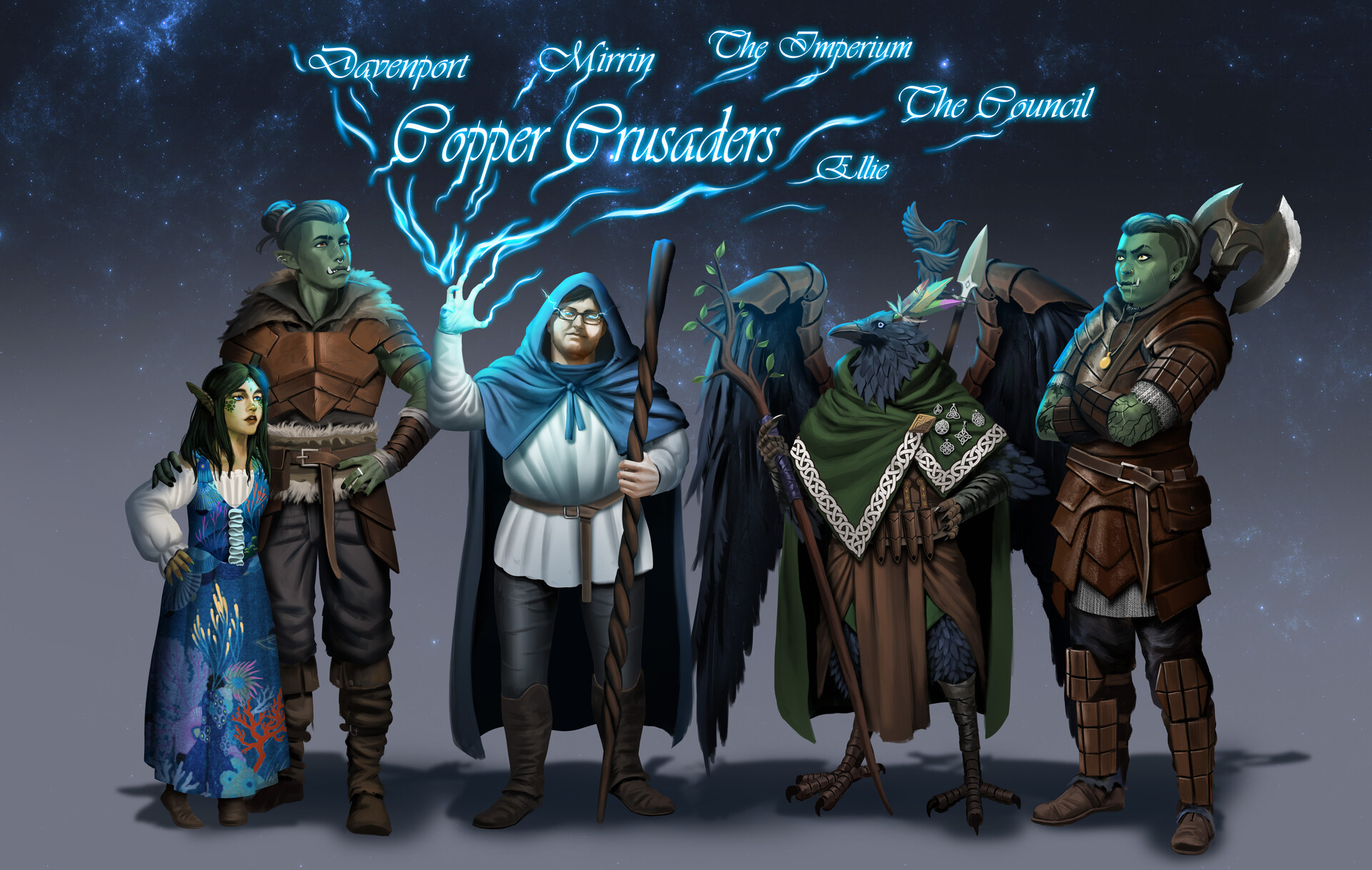 ArtStation - dnd group