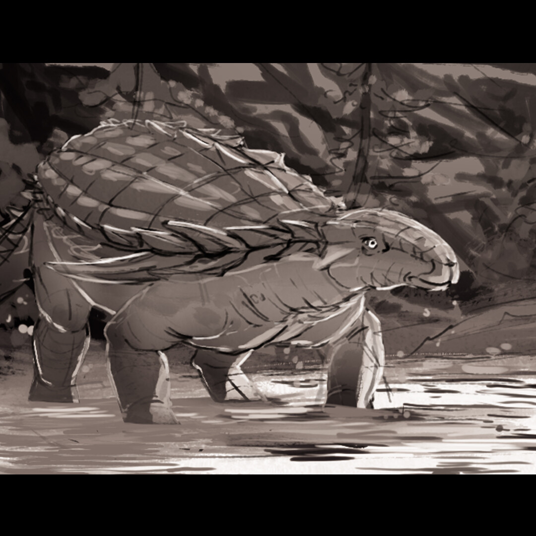 Thaïs_Illustration - Nodosaure