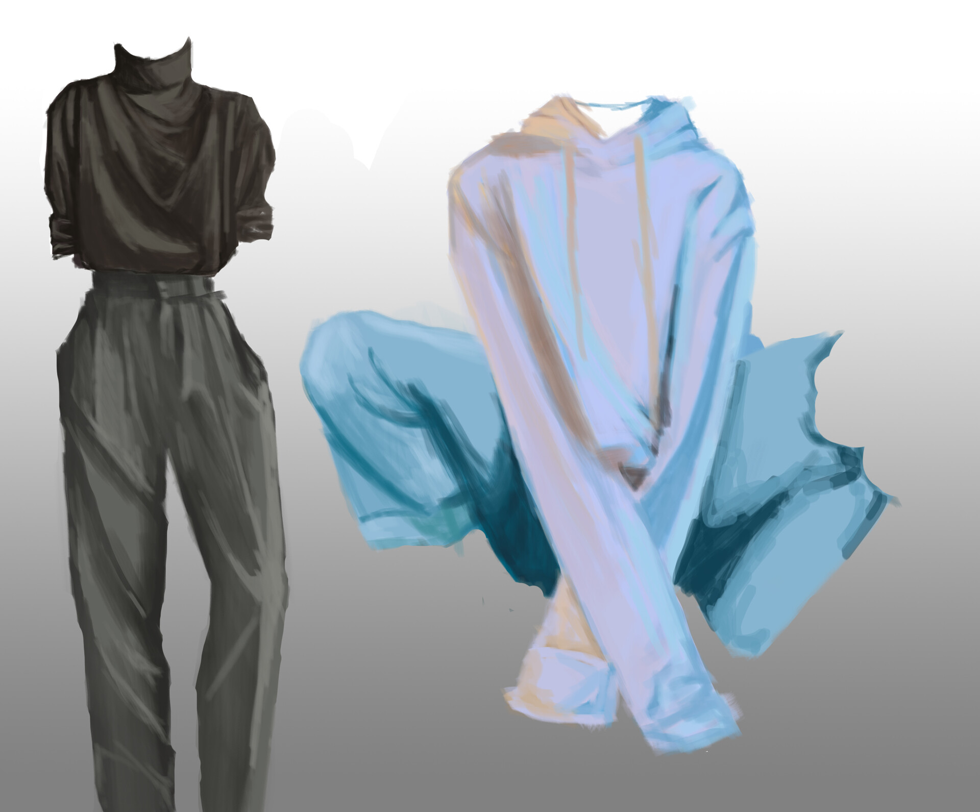ArtStation - Clothes study