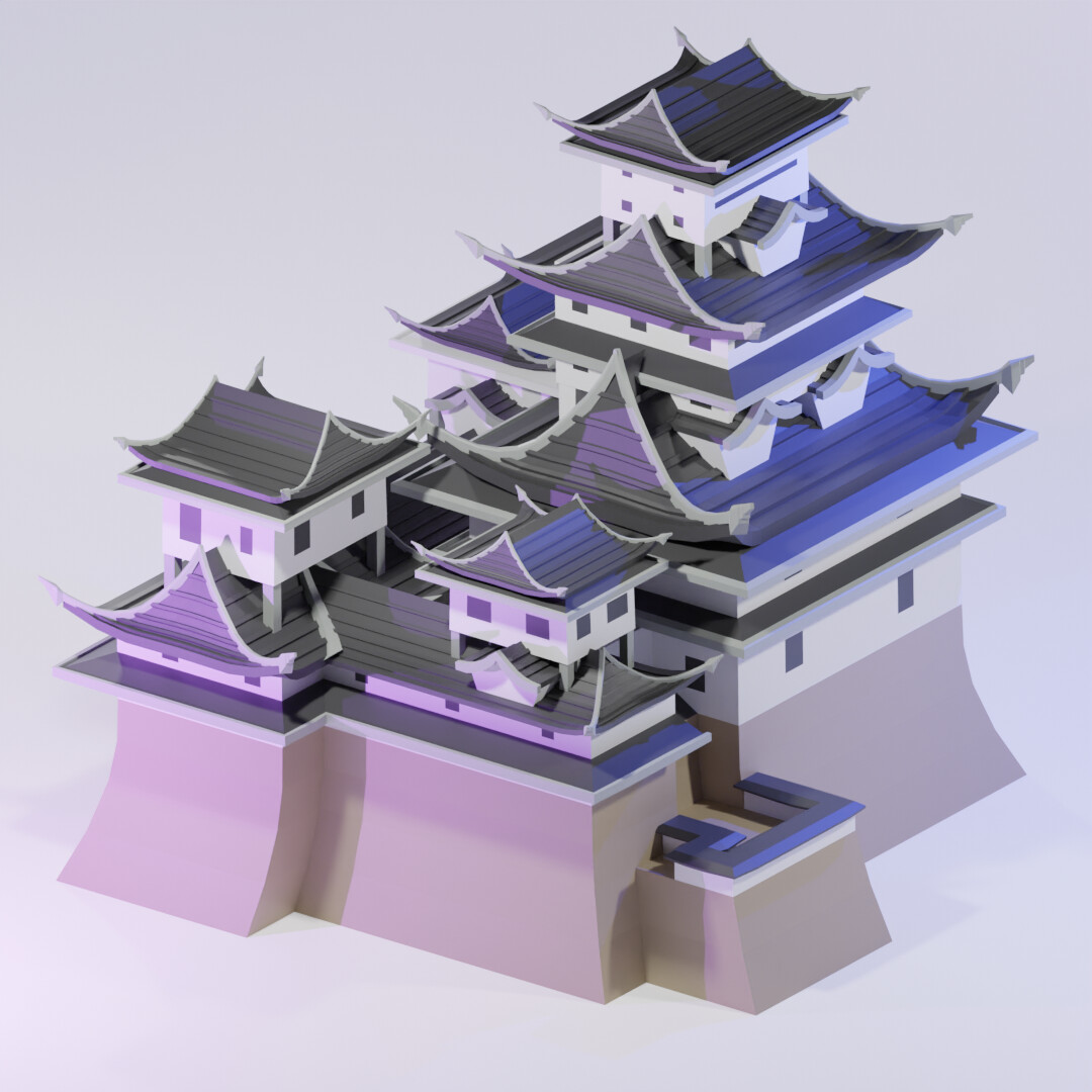 ArtStation - Himeji Castle