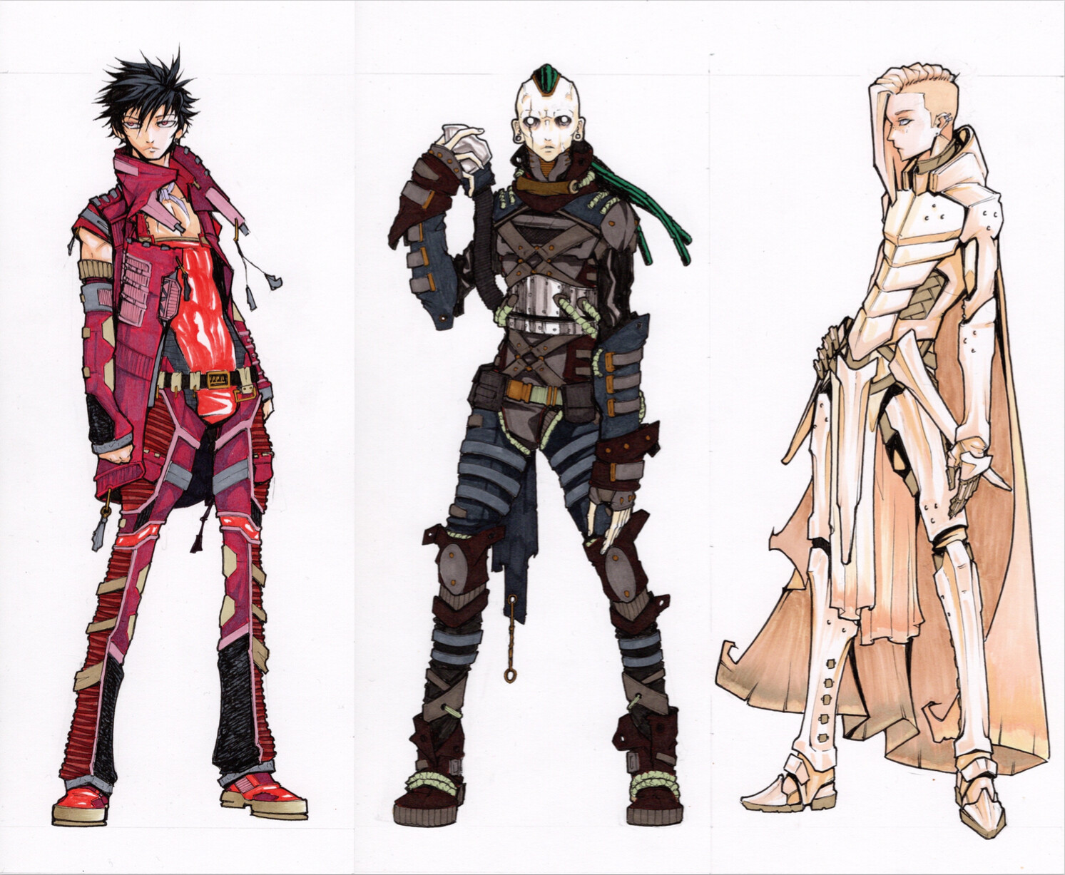 ArtStation - CHARACTERS DESIGN MANGA 2