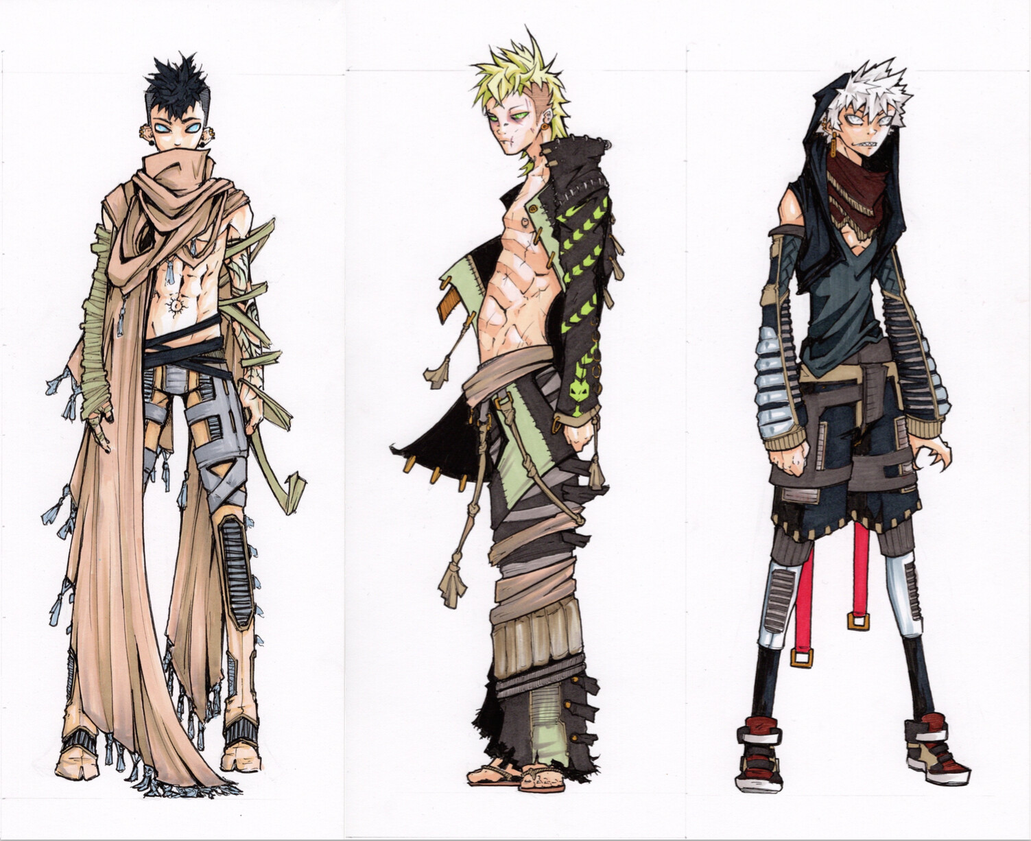 ArtStation - CHARACTERS DESIGN MANGA 3