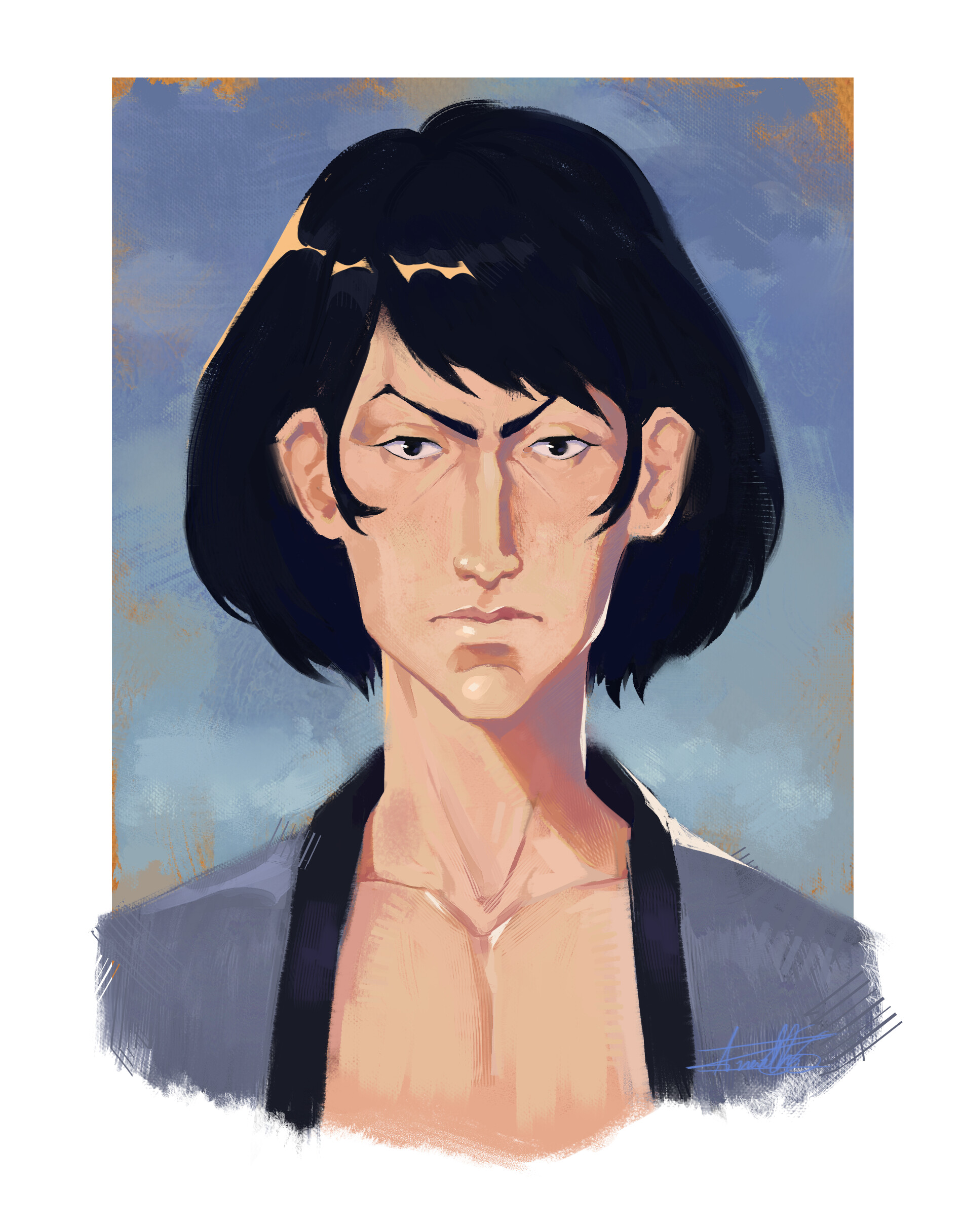 ArtStation - Ishikawa Goemon Lupin the Third