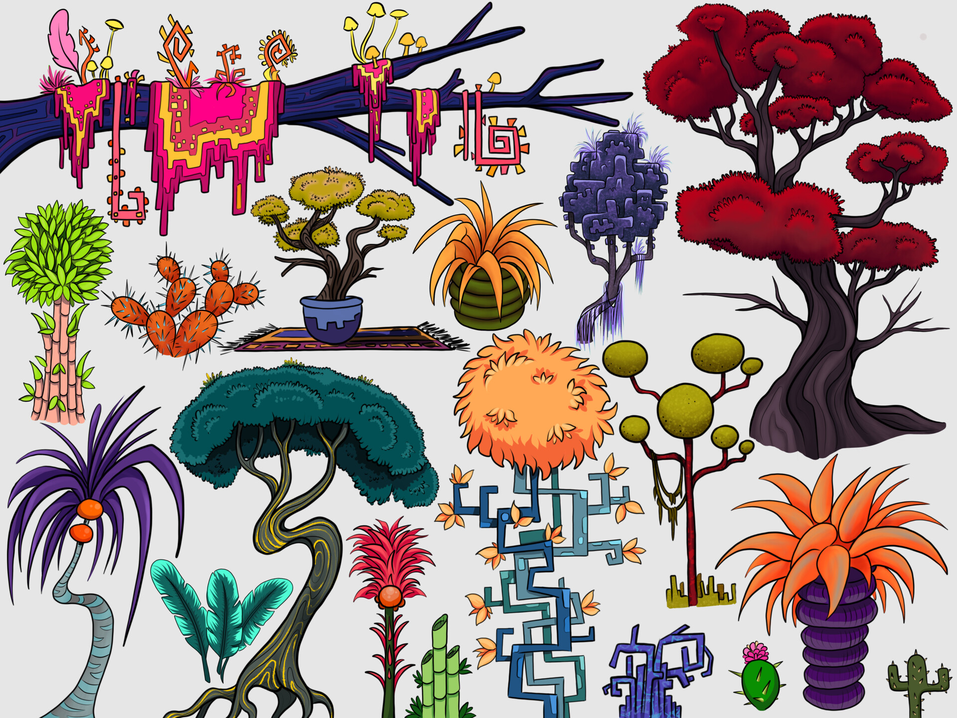 ArtStation - Tree Concepts