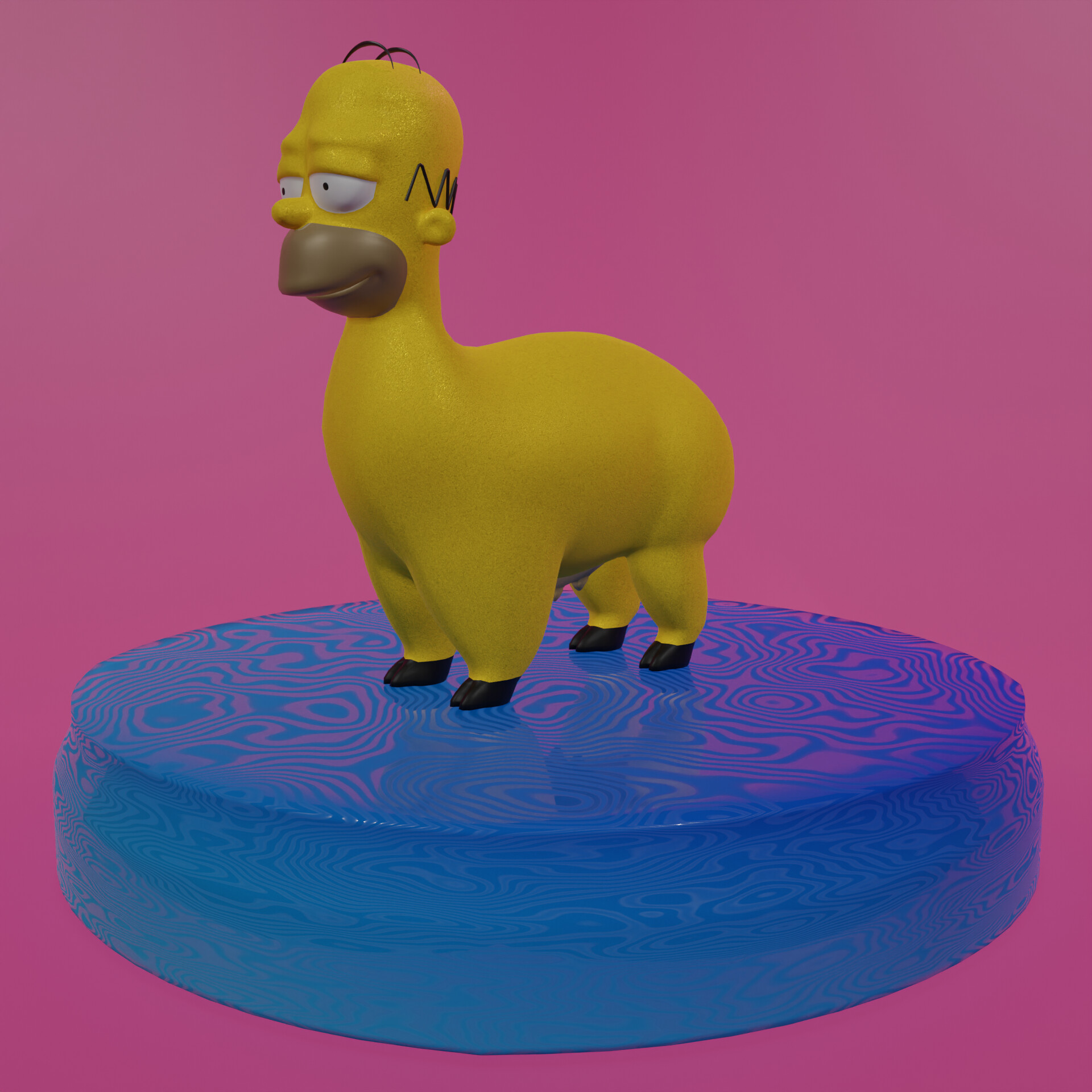 ArtStation - homero Simpson
