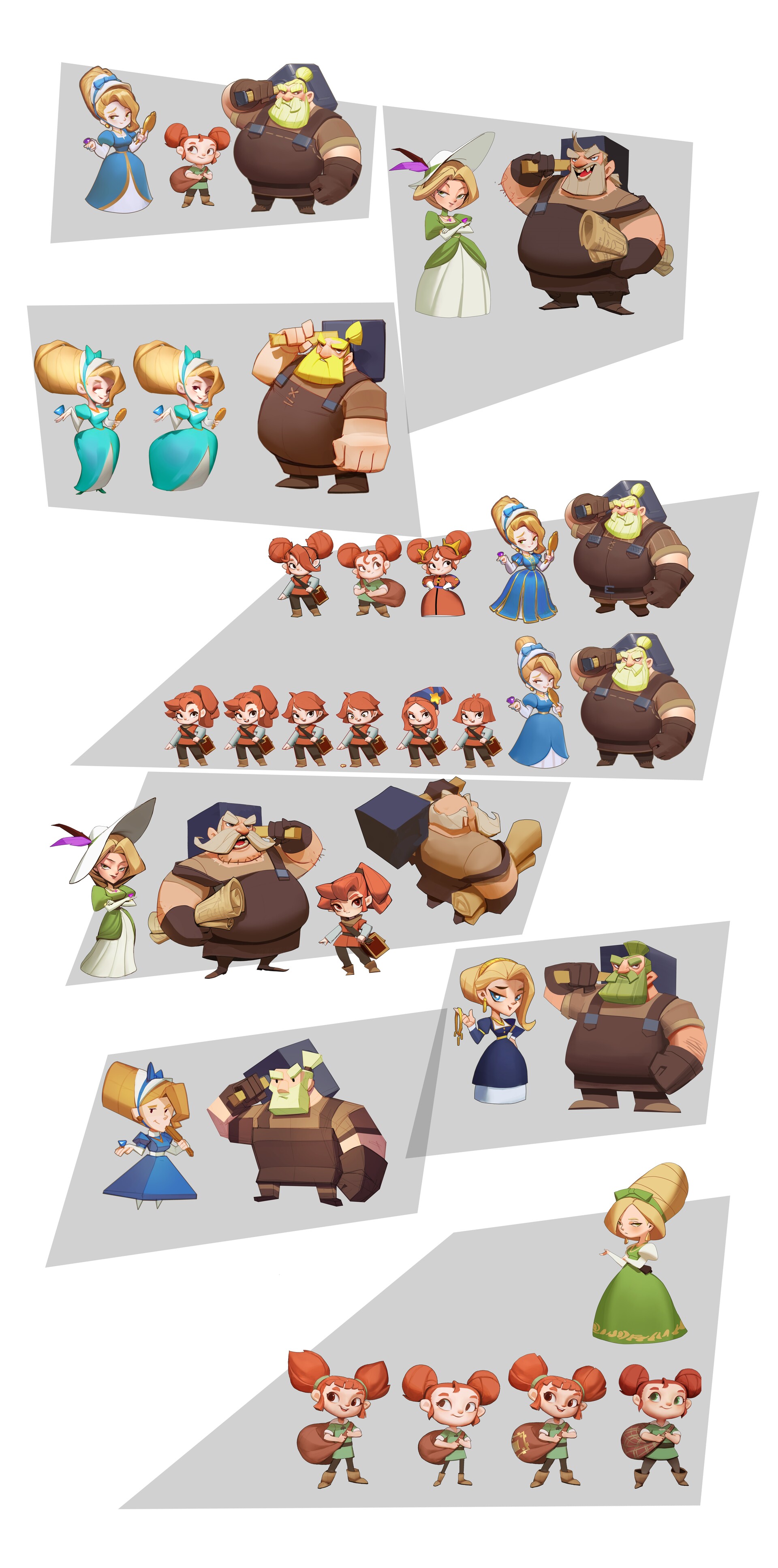 ArtStation - Q版NPC设计-整合