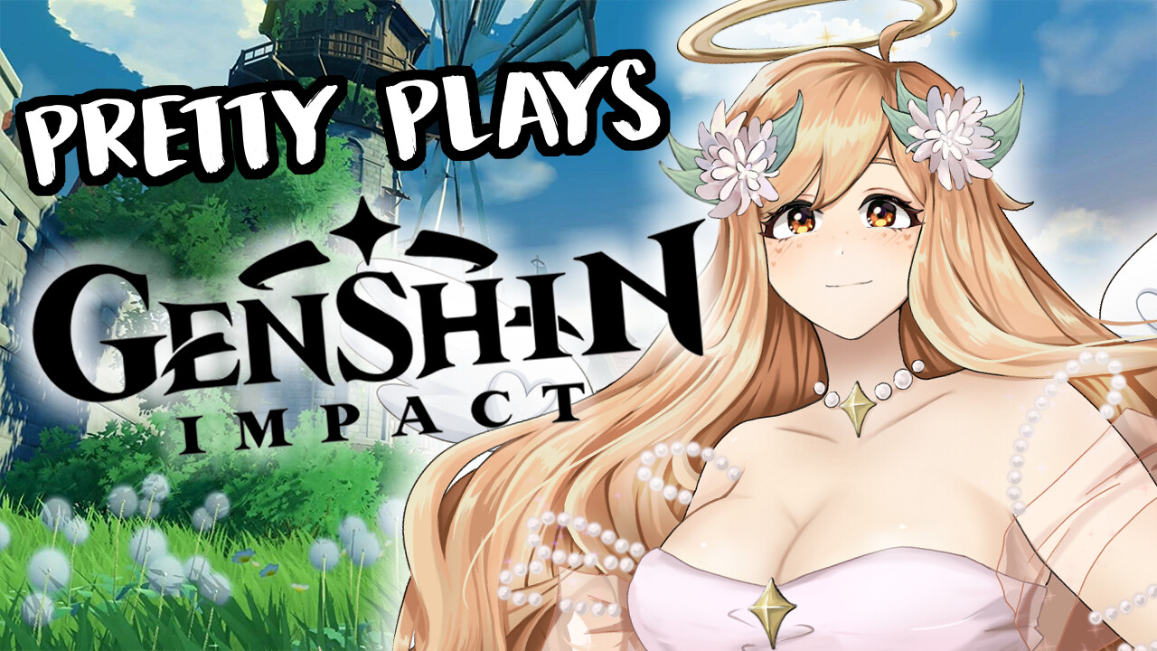 Holly Jin - PrettyLeggedMonster Genshin Youtube Thumbnails