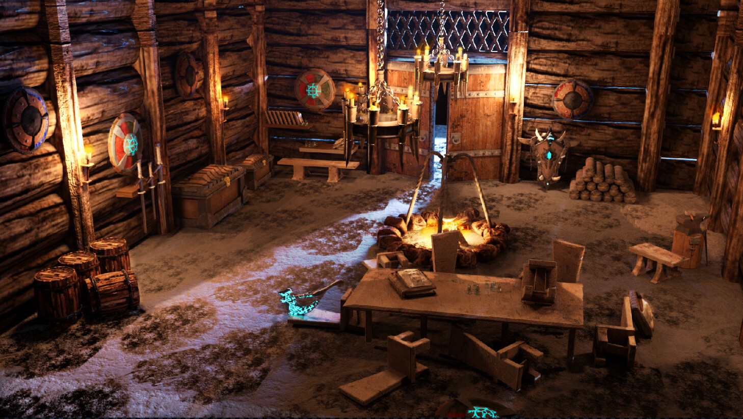 ArtStation - Viking Hall