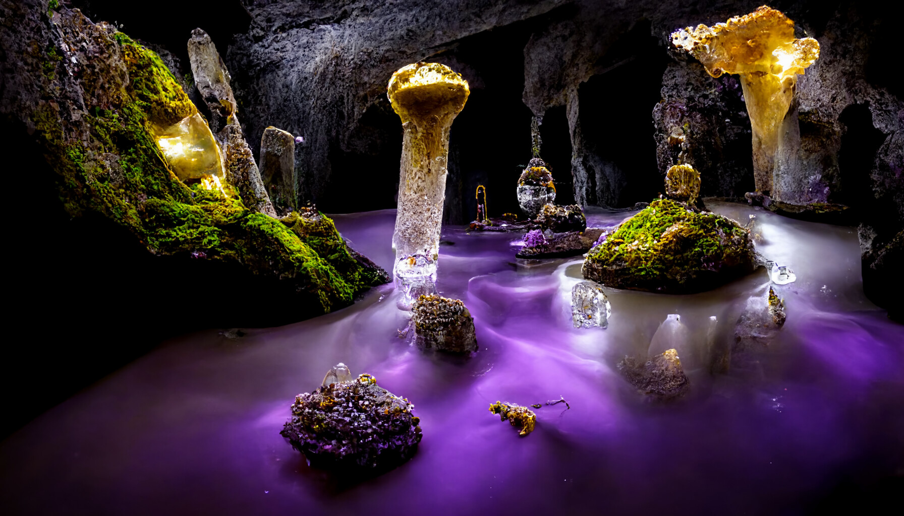 Michael Miccoli - Lost Caves (Part 1) (Midjourney)