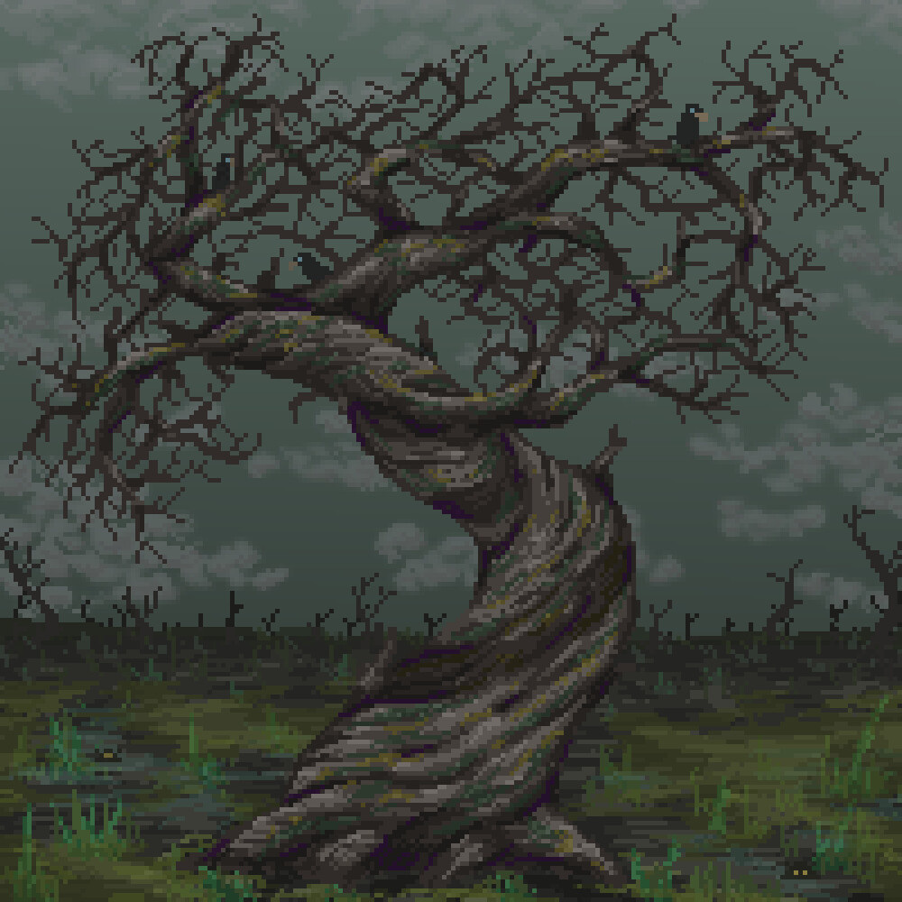 Dark Tree Art