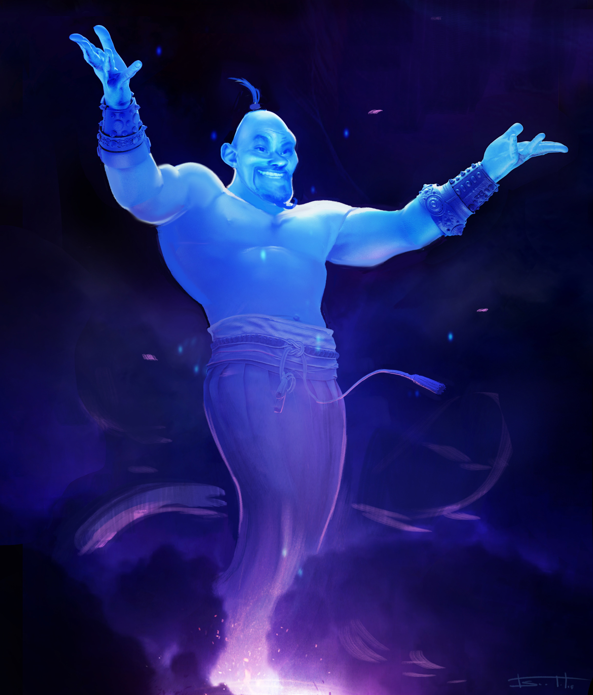 Tyler Scarlet - Aladdin, Genie