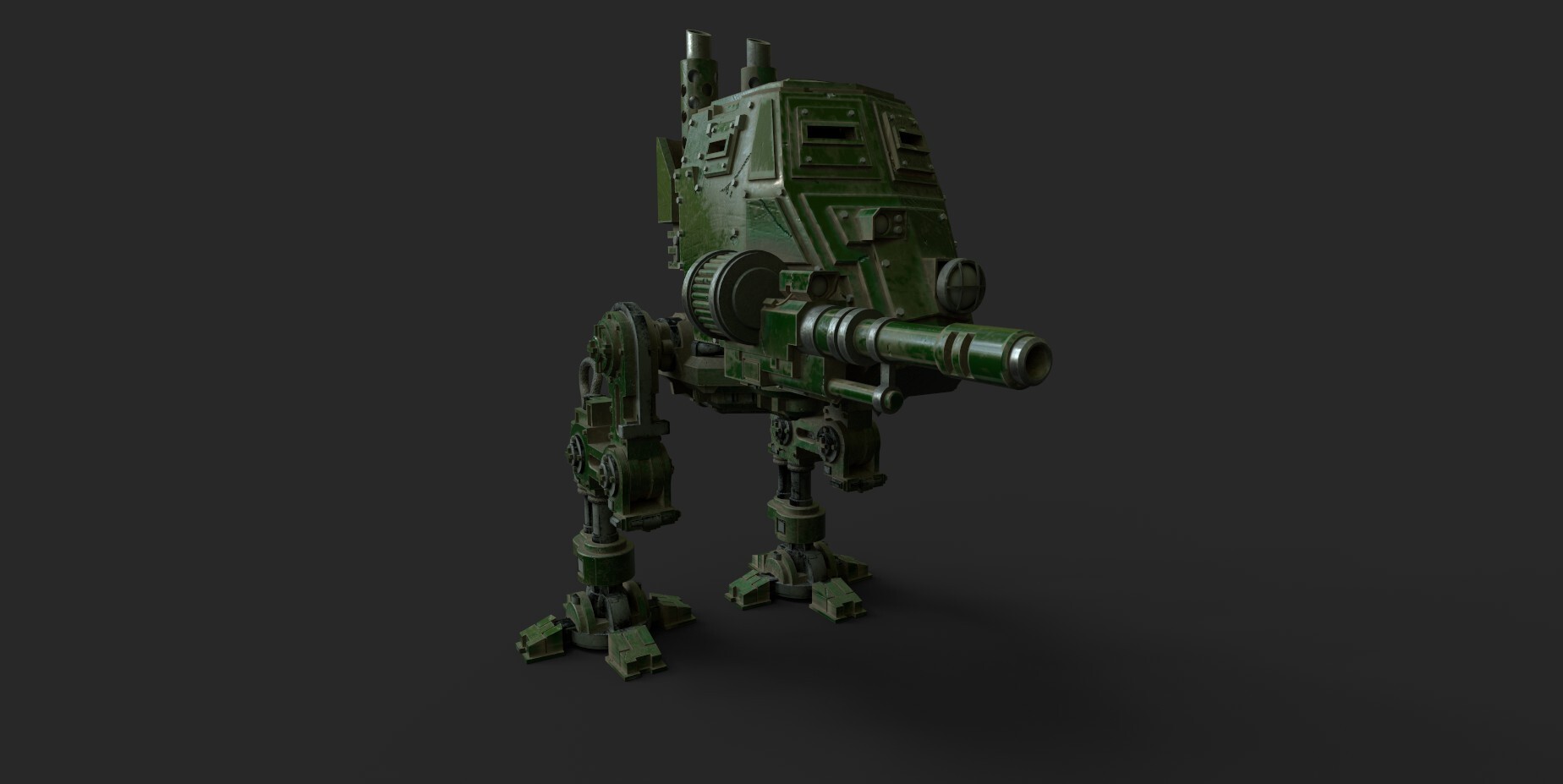 ArtStation - Low Poly Astra Militarum Sentinel