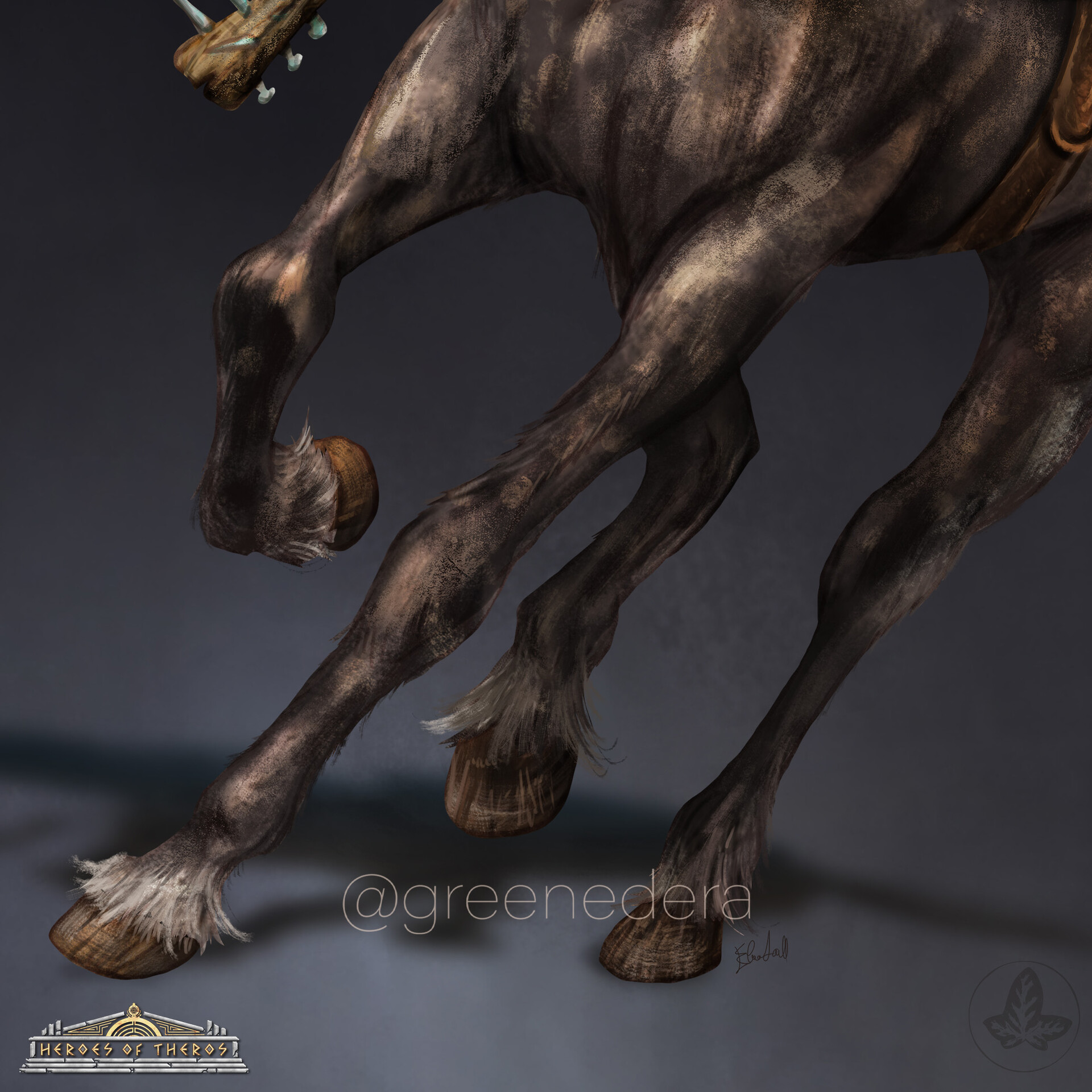 Elena "Greenedera" Zambelli - Centaur cleric - Heroes of Theros