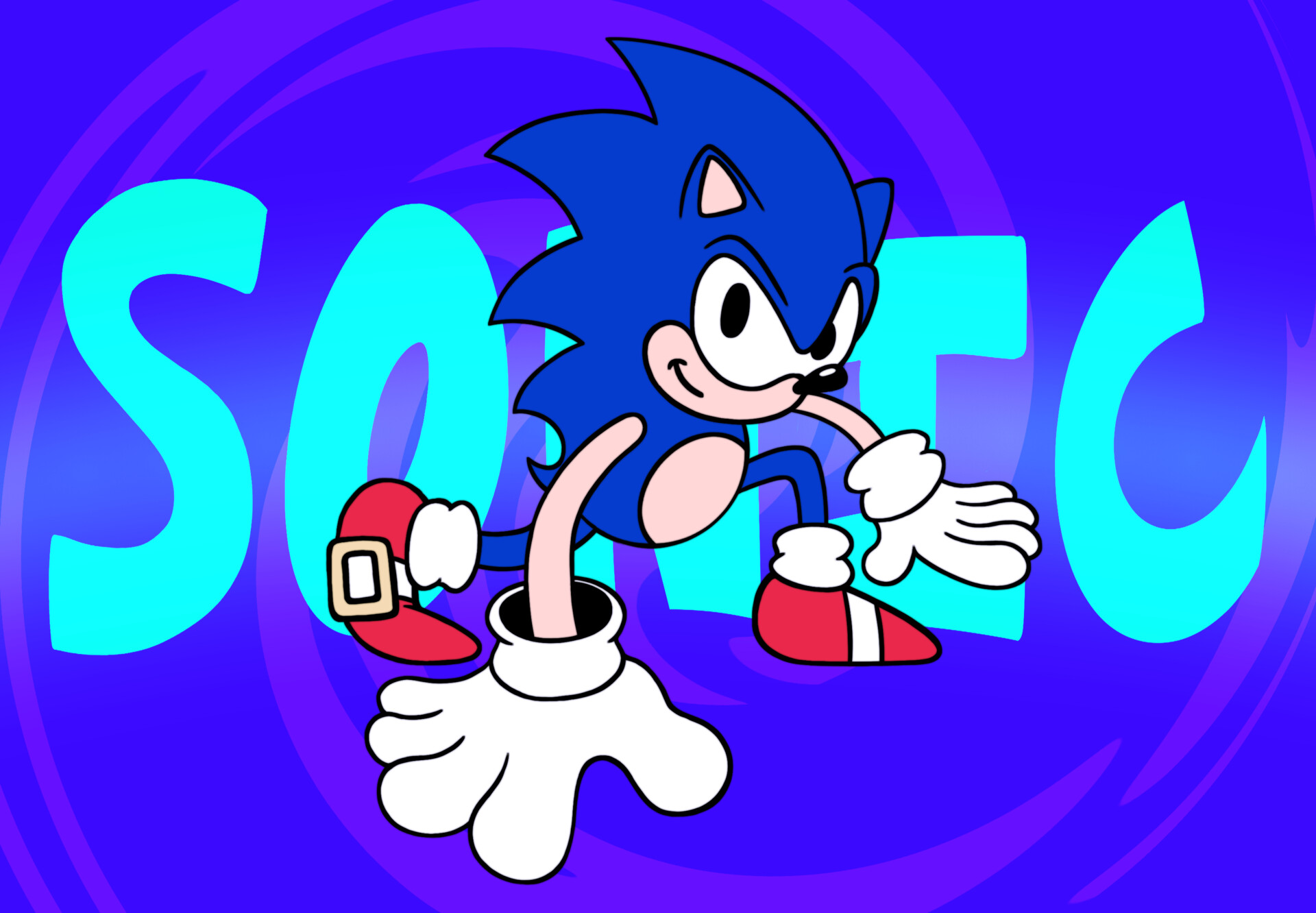 ArtStation - Sonic Anniversary (Fanart)