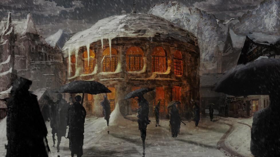 ArtStation - Snow Town