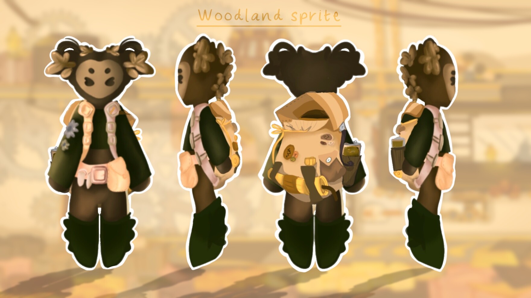 ArtStation - Woodland sprite updated