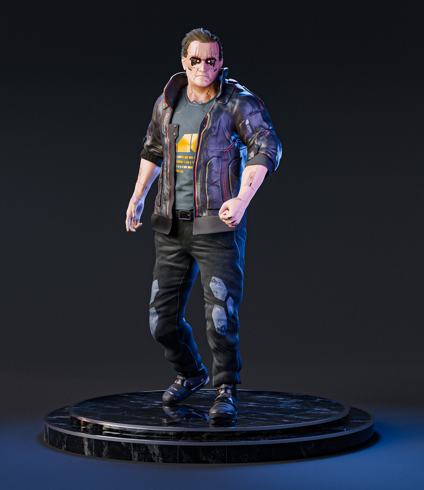 Jason Artcrft Cyberpunk Character Study