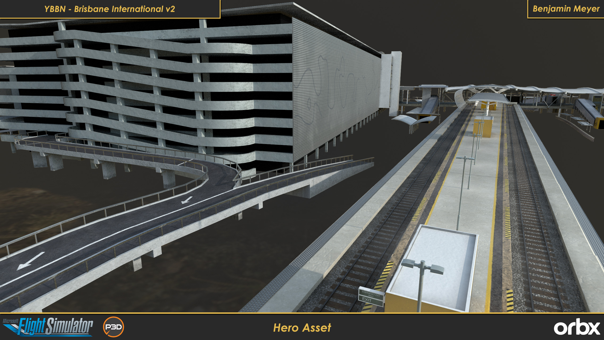Benjamin Meyer's Artstation Portfolio - YBBN Airport Scenery for Microsoft Flight Simulator and ...