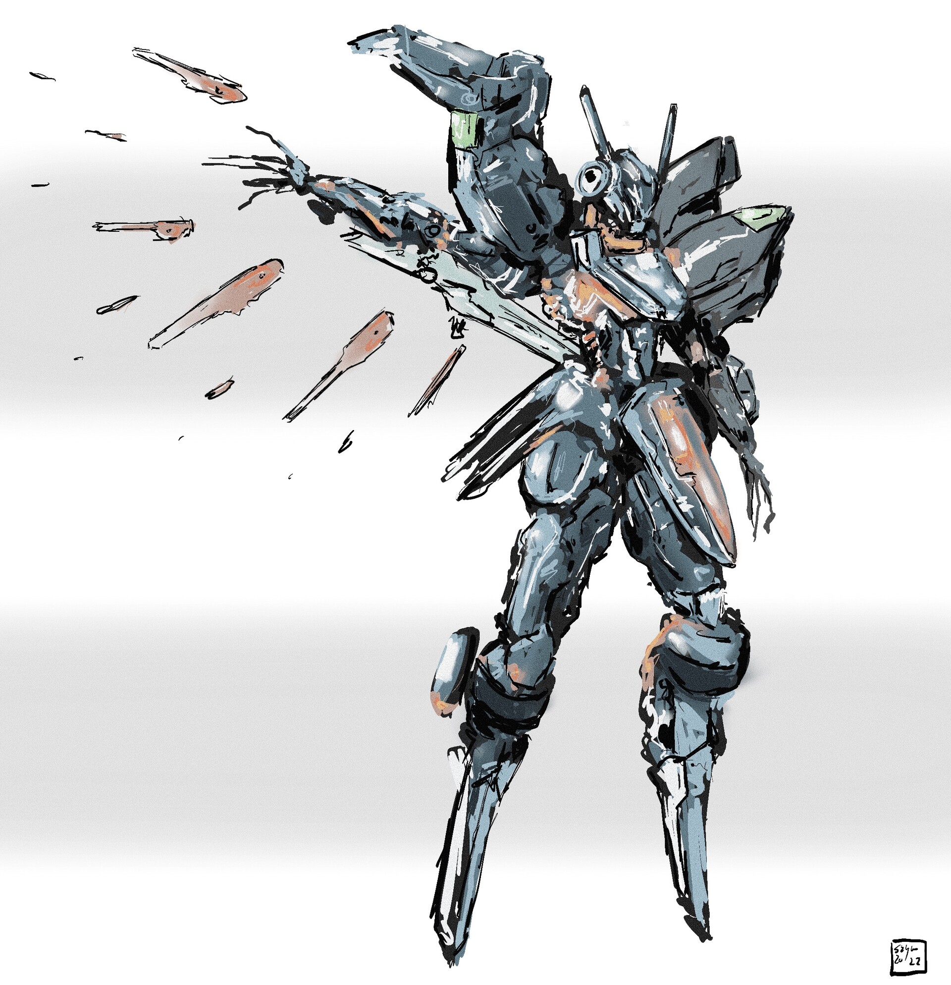 ArtStation - Zone of the Enders fanart