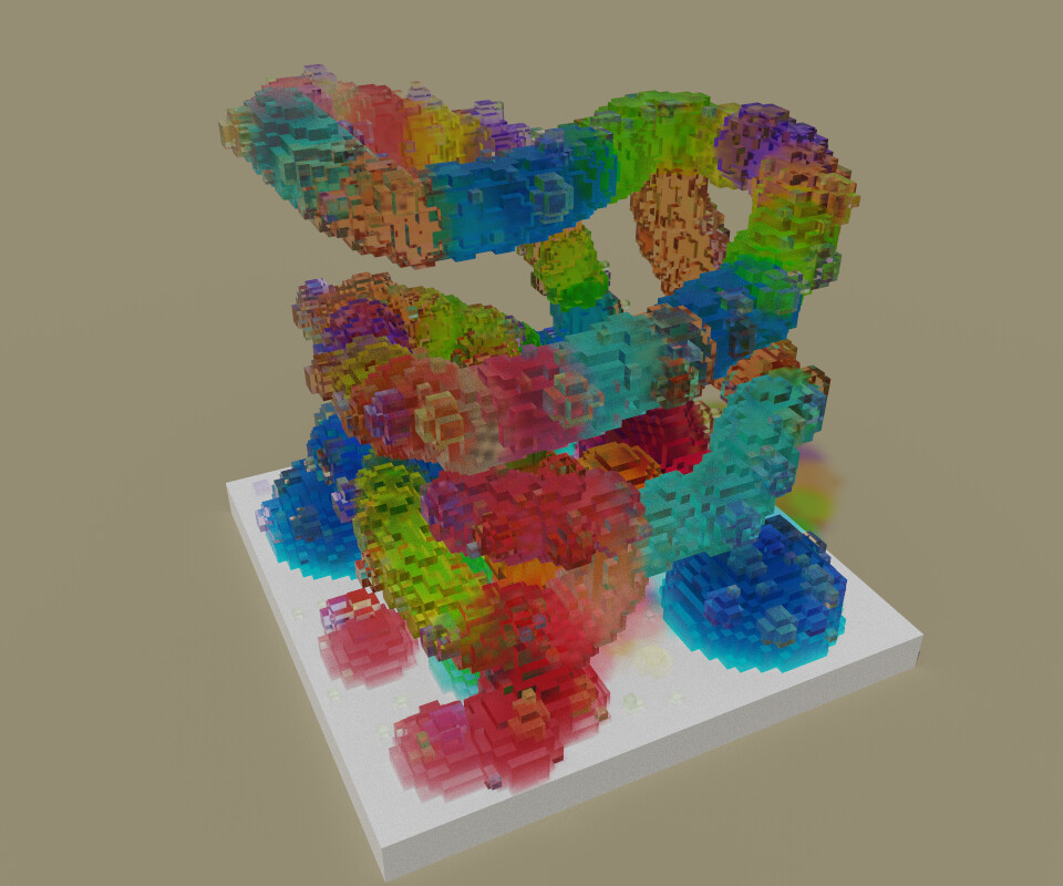 ArtStation - voxel abstract