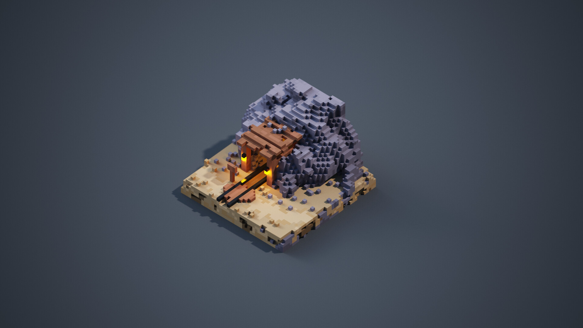 ArtStation - Voxel Mine