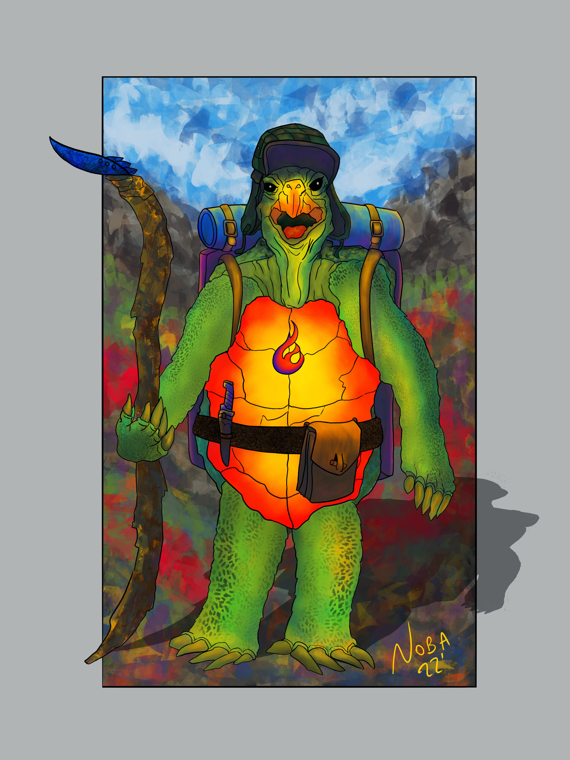 ArtStation - Fire-bellied tortle
