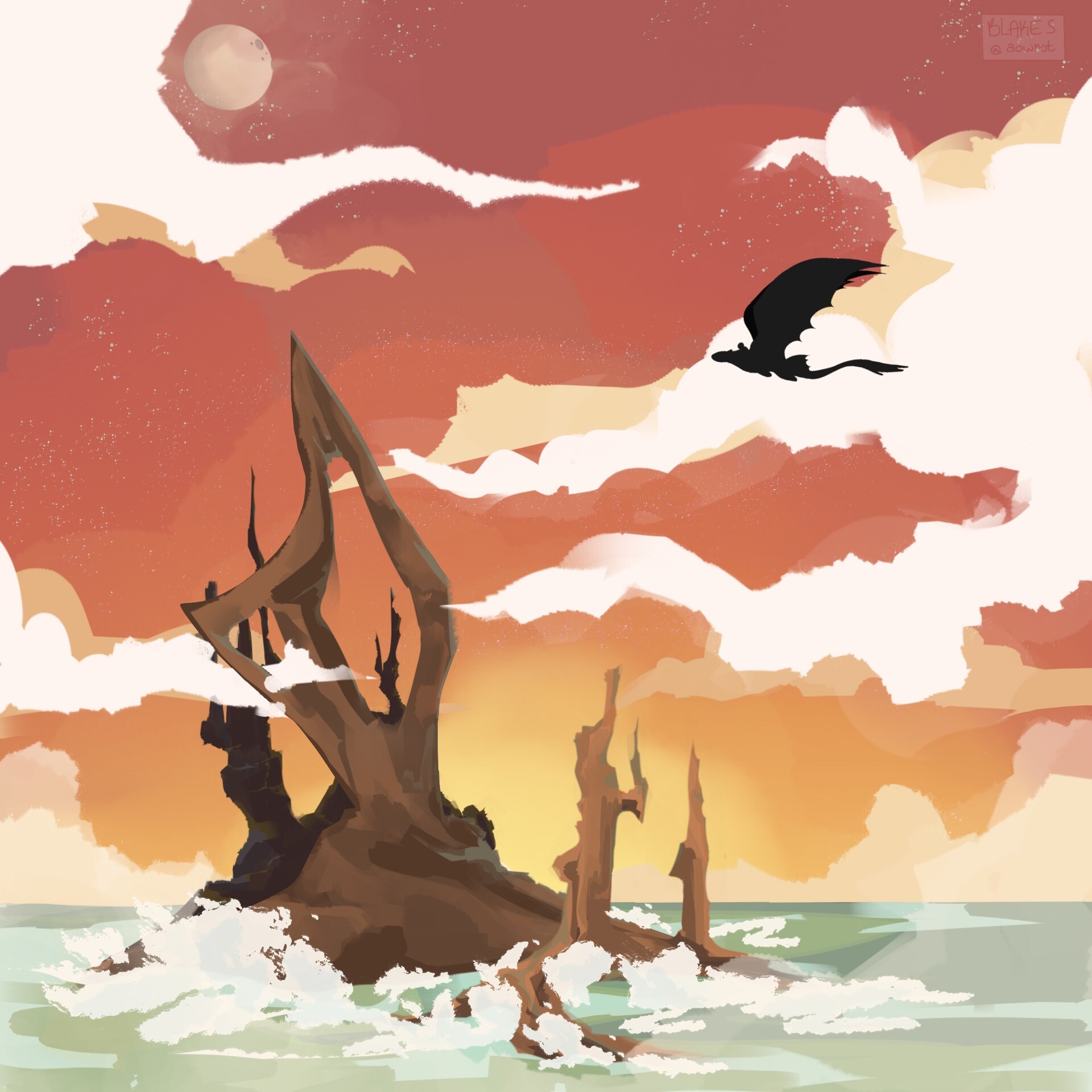 ArtStation - Morning Flight